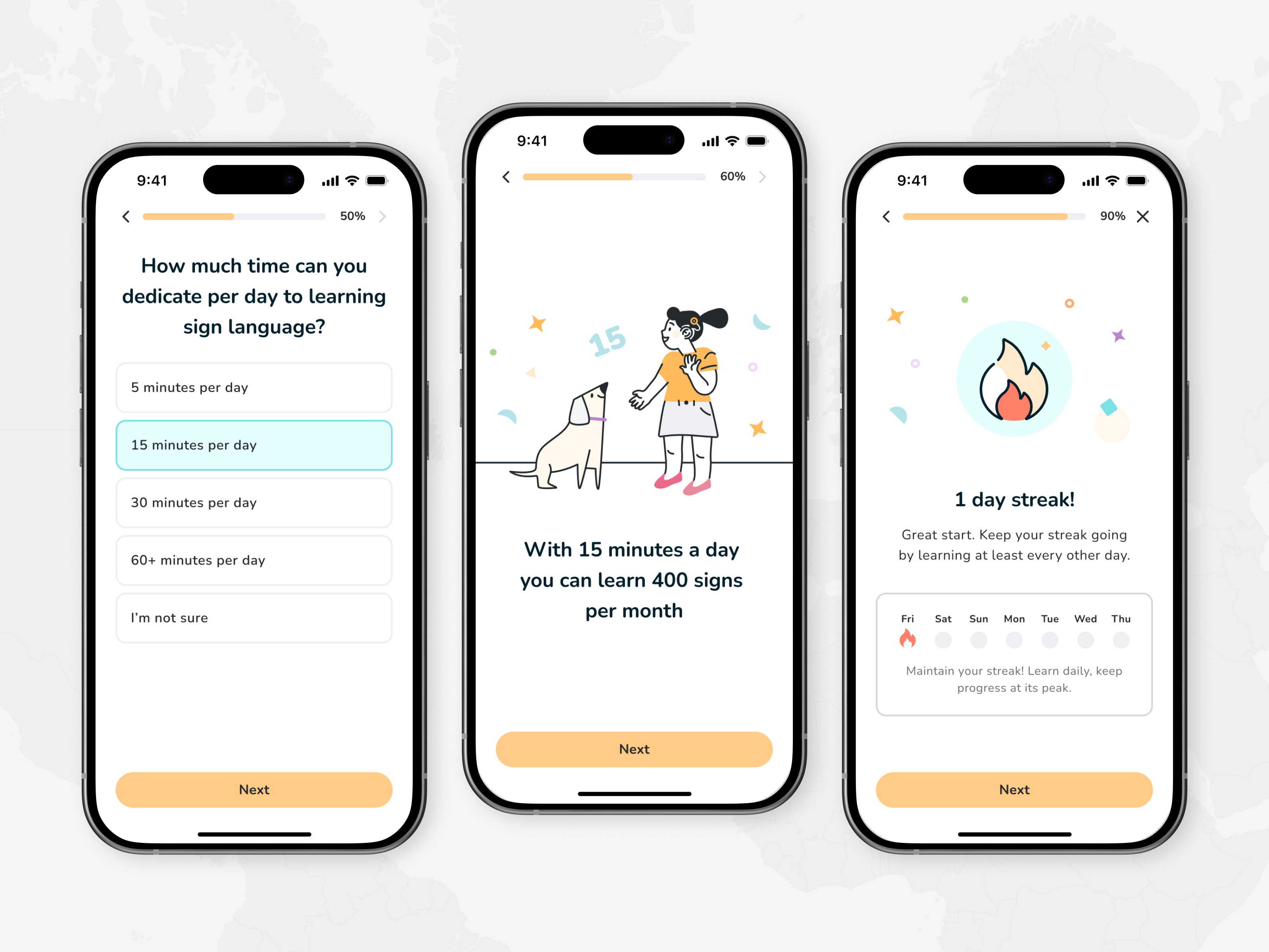 ASL Bloom – Sign Language Learning App by Olena Skrypchenko for Applica ...