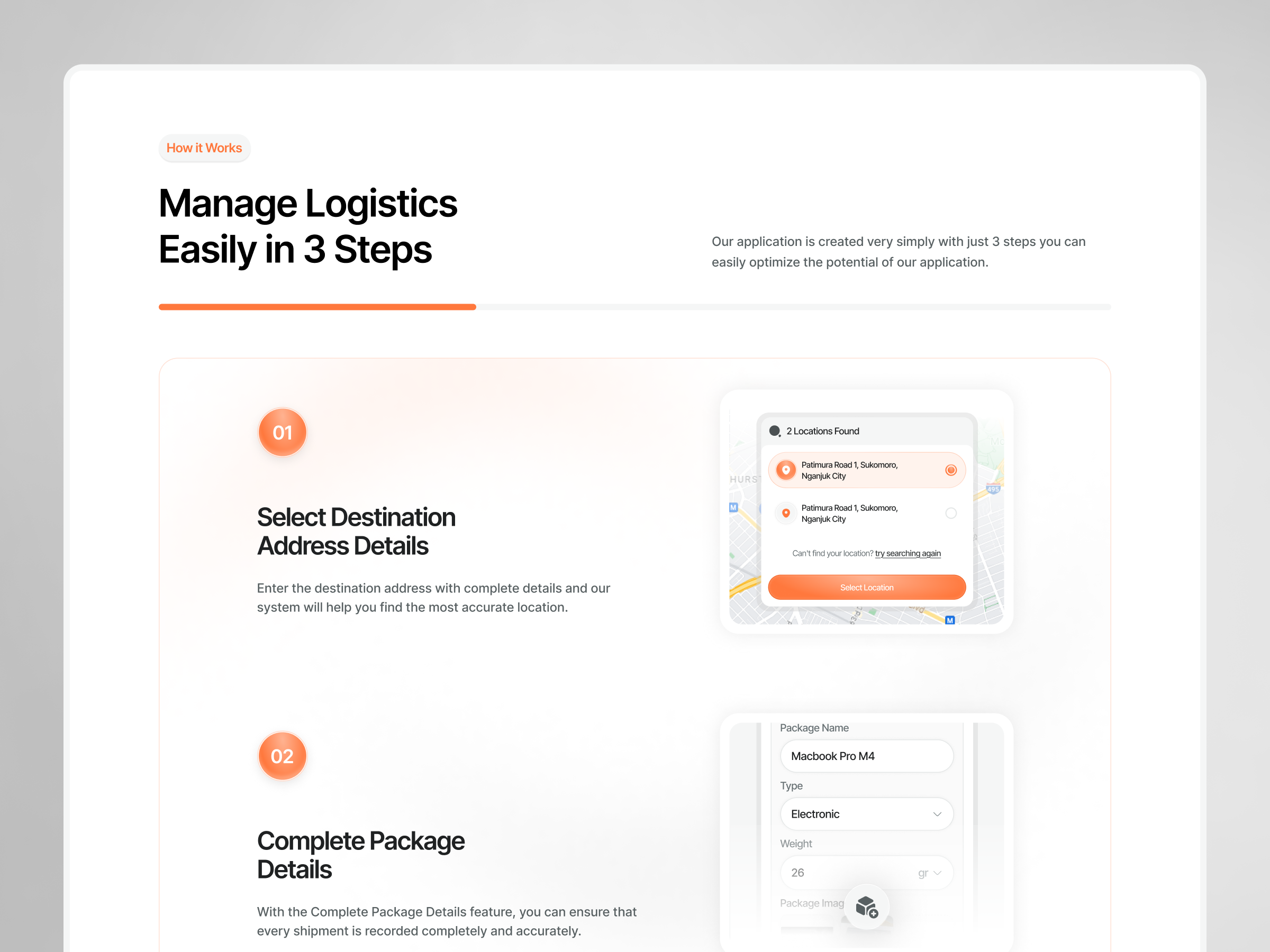 [Animation] How it works section - Logistic Landing Page by Khoirul on ...