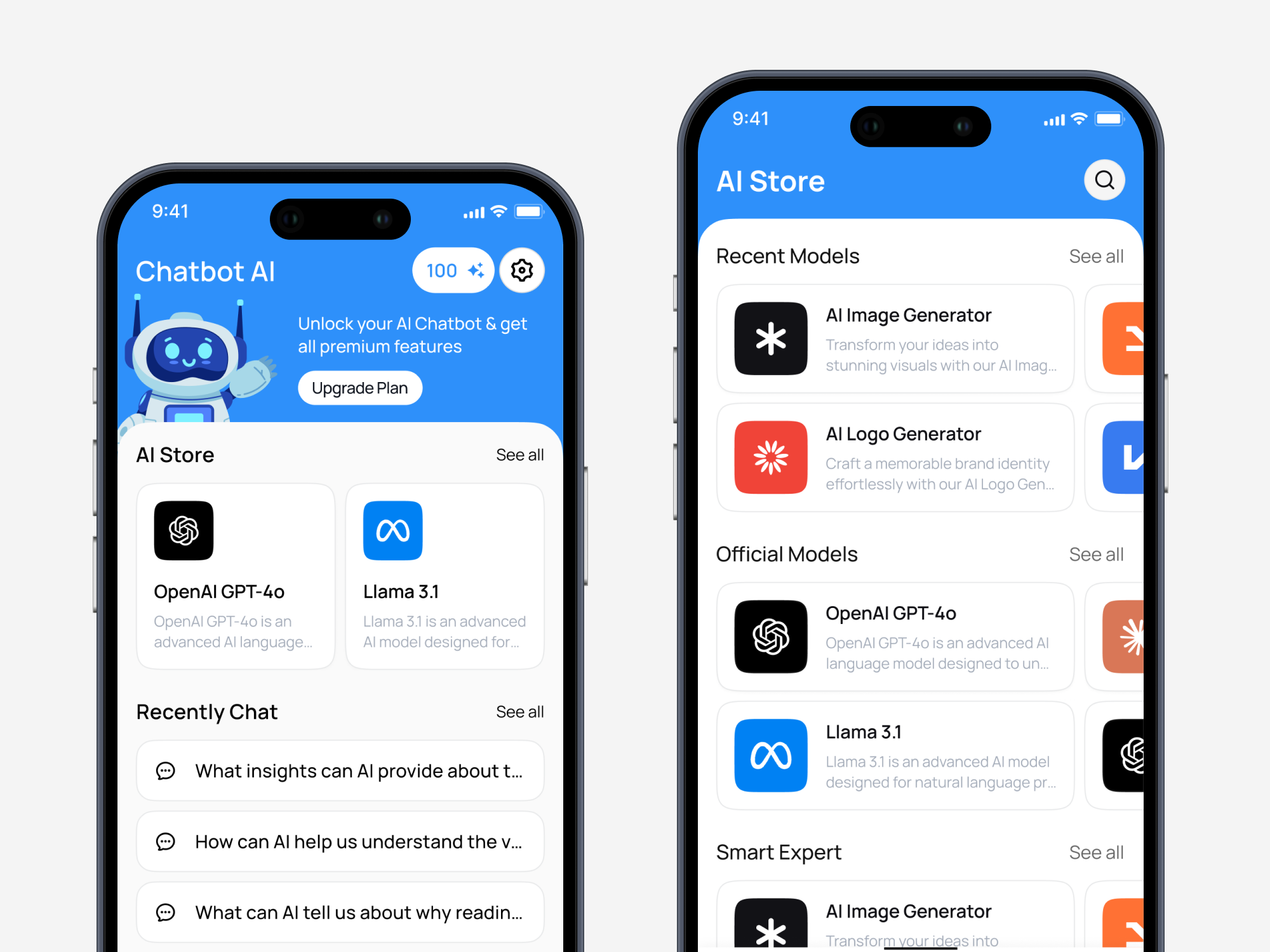 Chatbot AI 🤖 | Chat & AI Store Page 📃 by Pixara on Dribbble