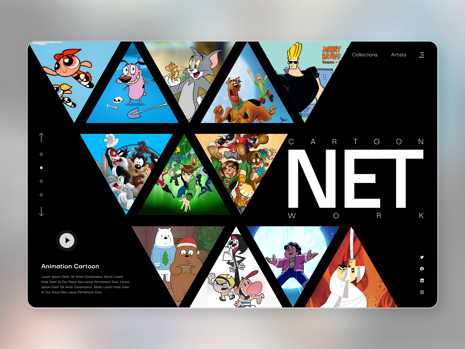 Cartoon Network UI Concept – A Nostalgic Tribute! by Bhargav Nakrani on ...