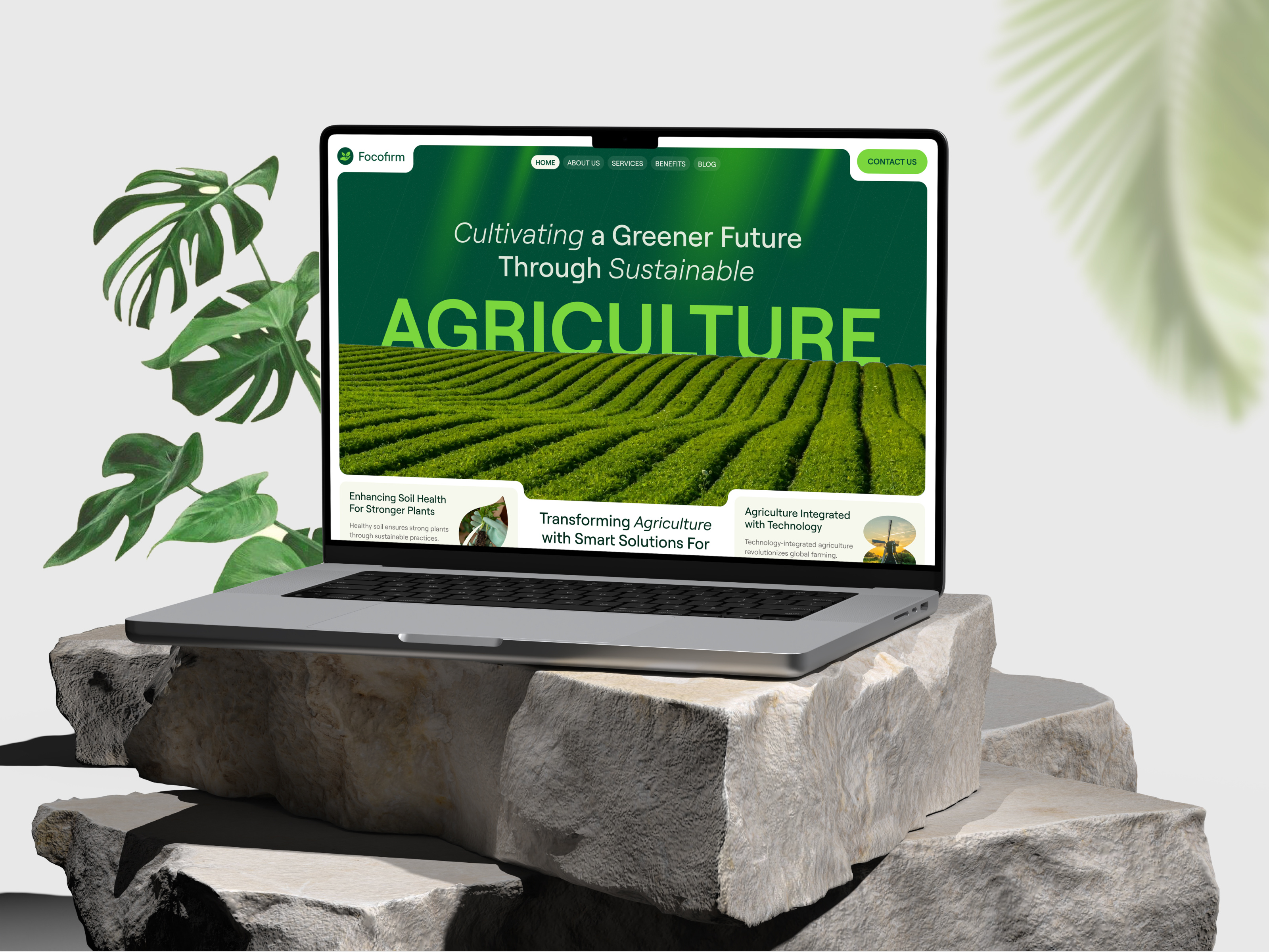 Sustainable Agriculture Website Design by Jubaer UX/UI Designer for ...