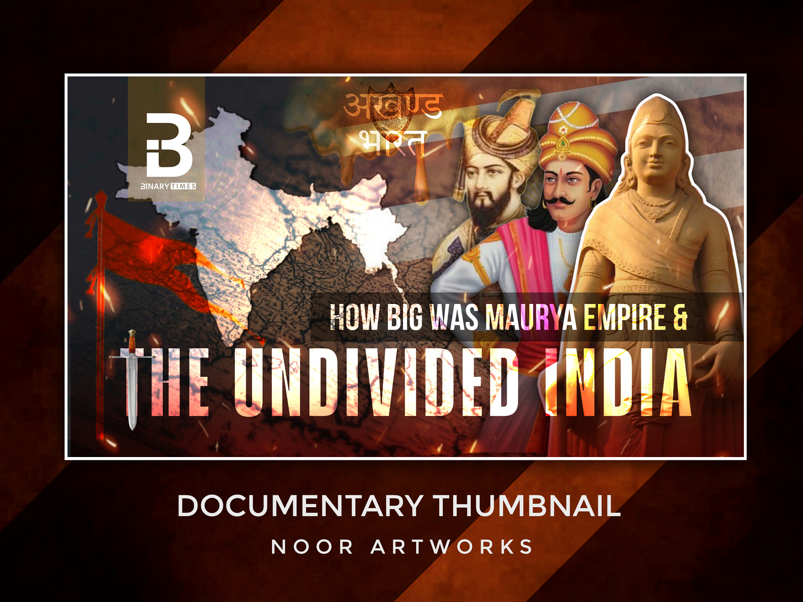 YouTube Historical Documentary Thumbnail Design | Noor Artworks by Noor ...