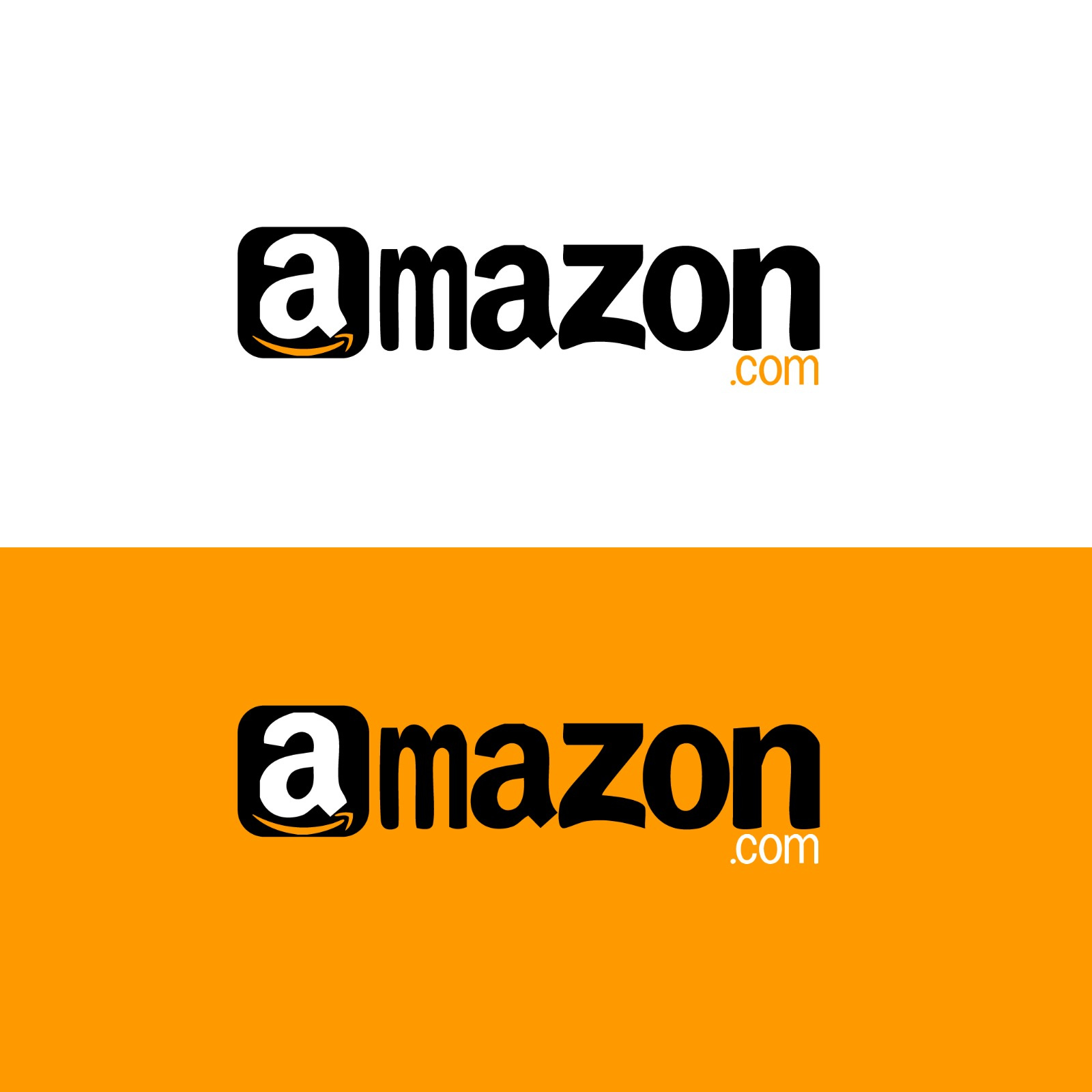 amazon logo redesign by M H Ripon on Dribbble