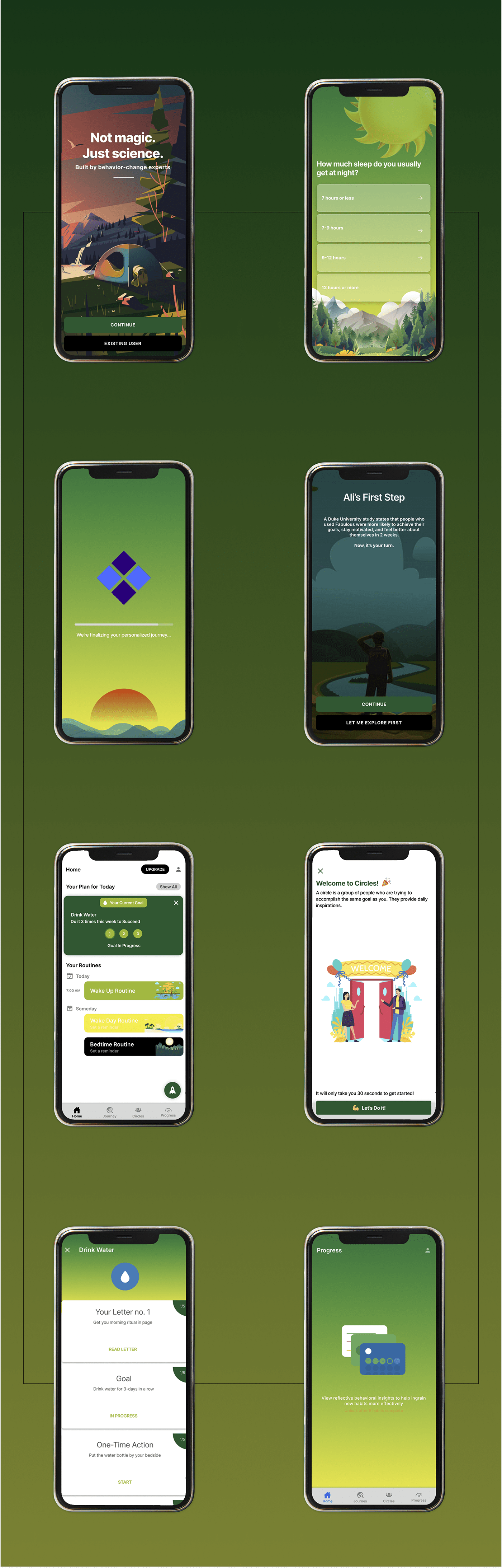 Meditation Mobile App UI Design by Ali Aqdas on Dribbble