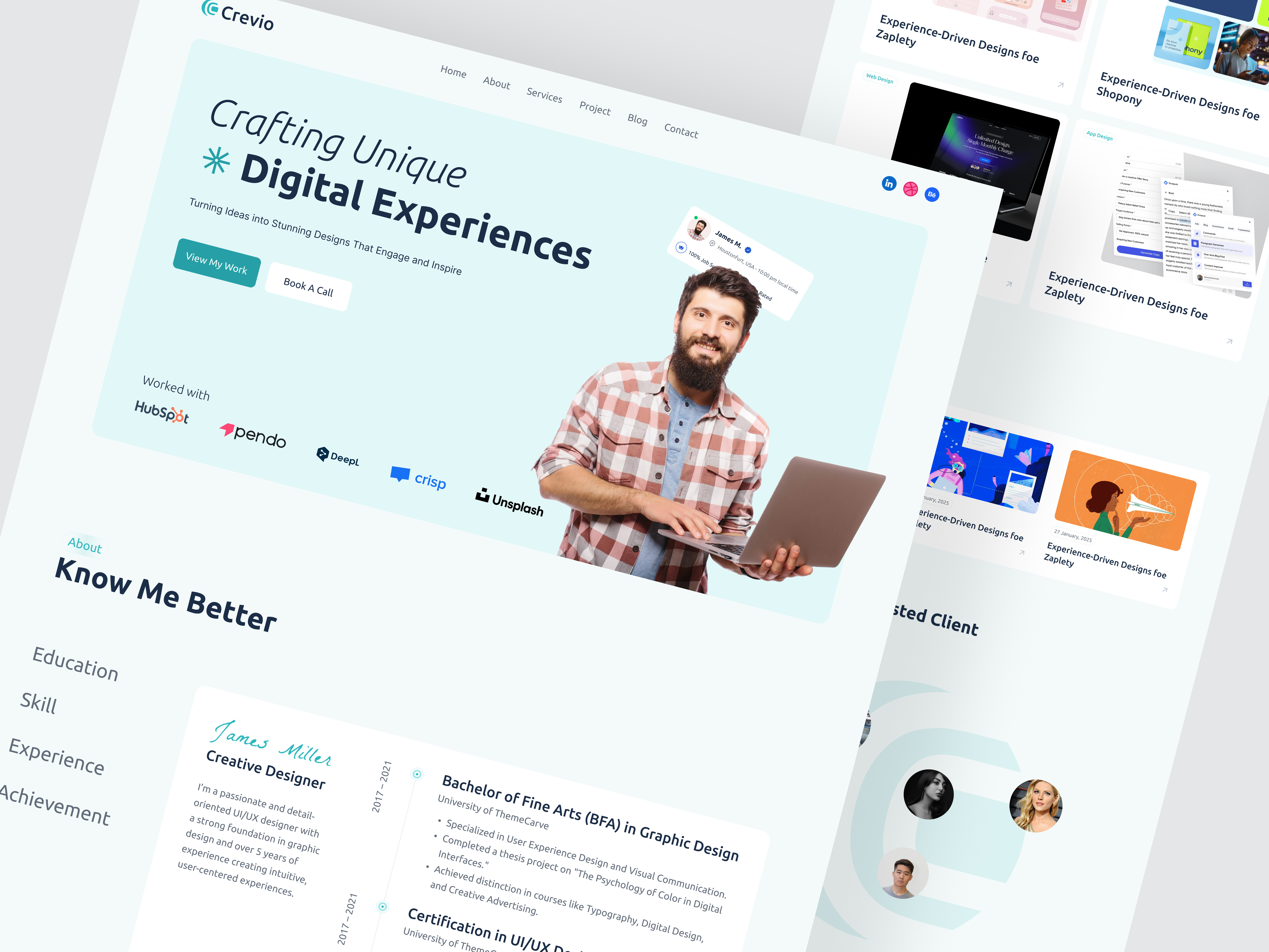 Browse thousands of Resume Portfolio images for design inspiration ...