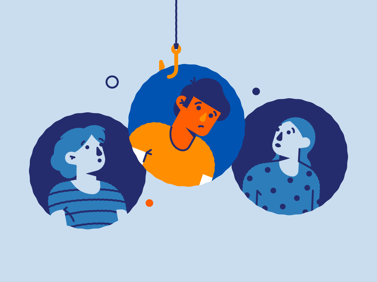 Identity theft post illustrations by Csaba Gyulai for Siege Media on ...