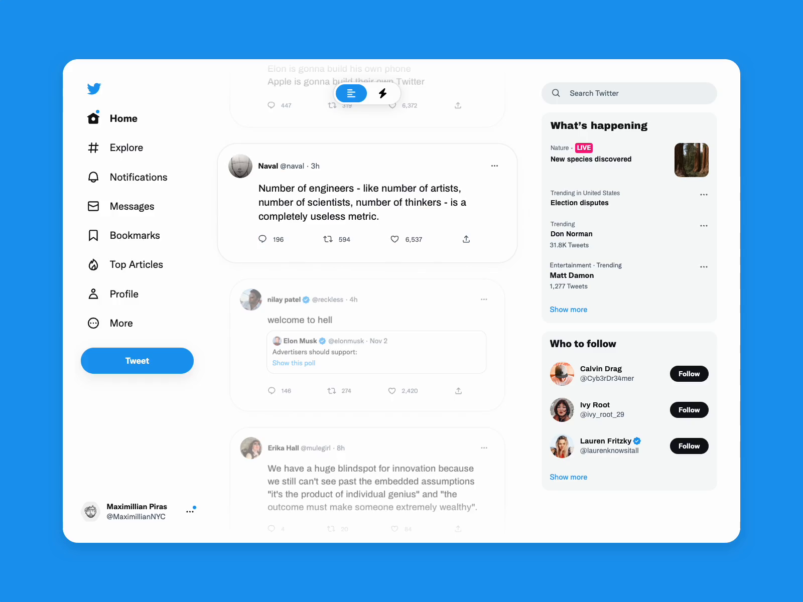 Audiovisual Tweets via generative AI by Maximillian Piras on Dribbble