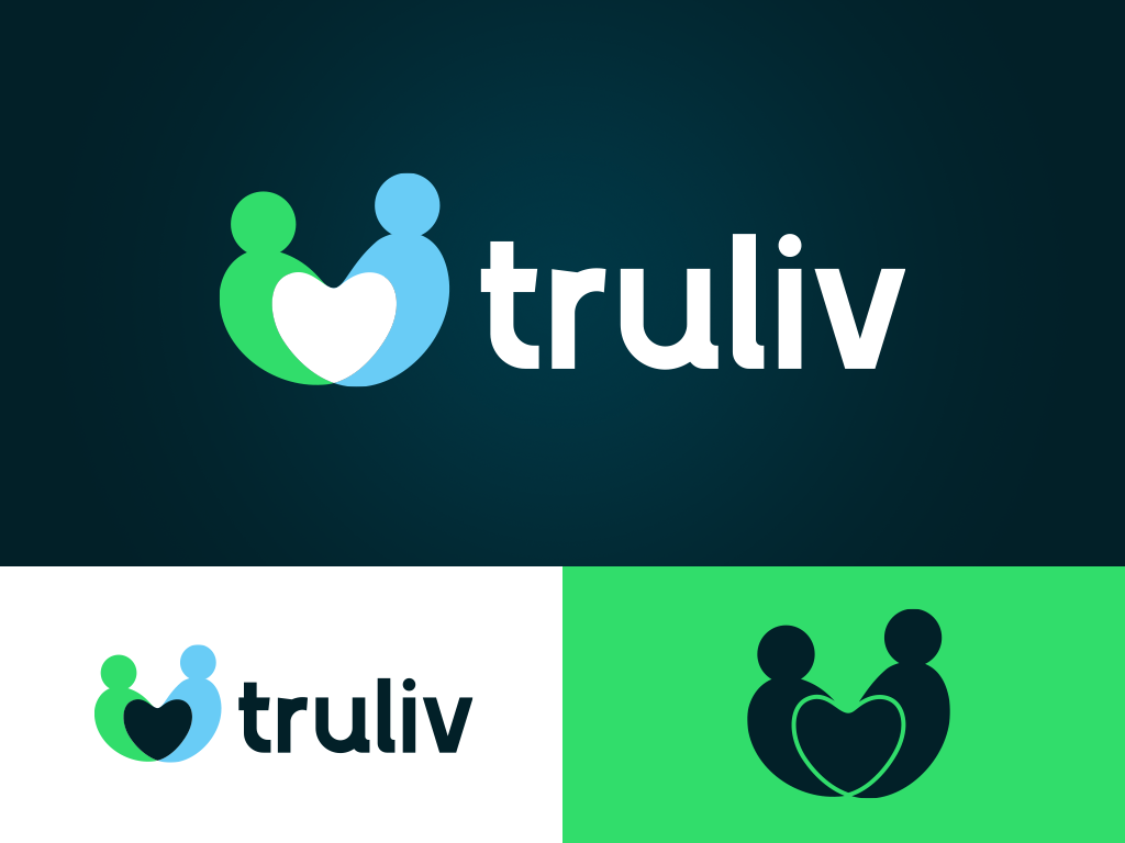 Truliv Companion Agency Logo Design by Rose & Gold on Dribbble