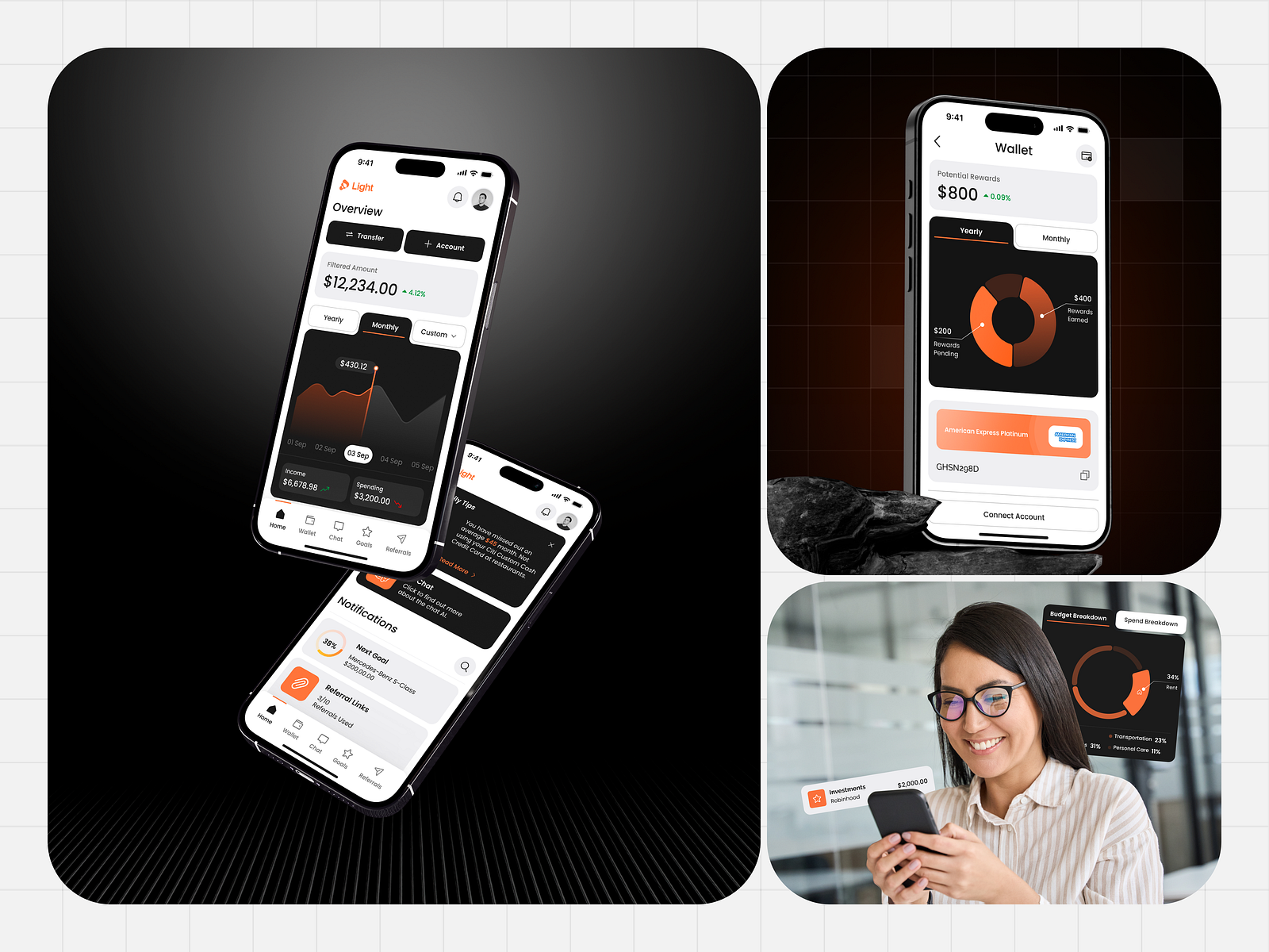 FinTech Mobile App Design with Figma | Masterly by Masterly on Dribbble