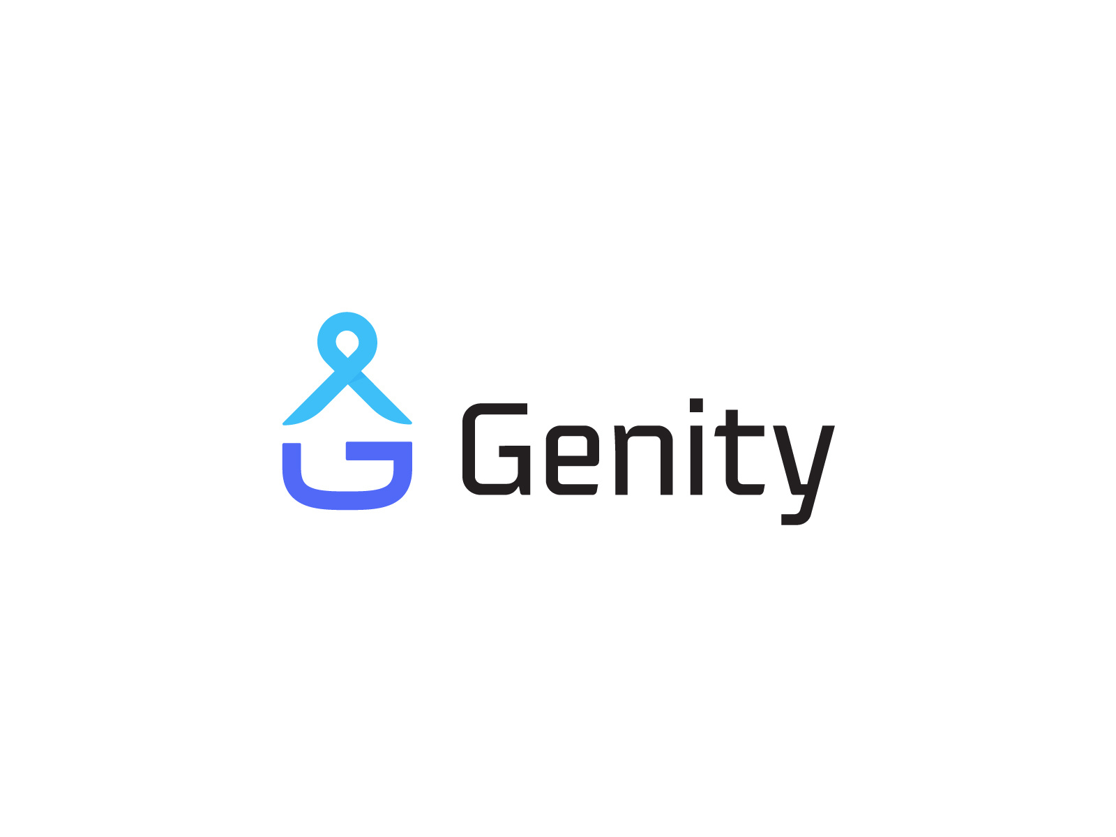 Genity: letter G, home shape + infinity icon. by Khabib 🦅 on Dribbble