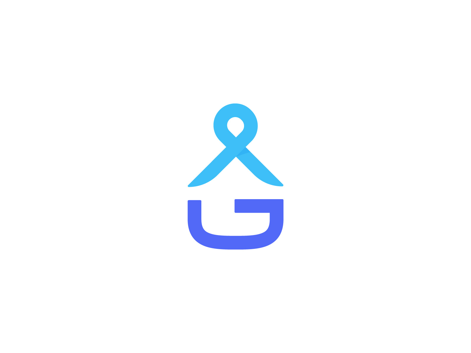 Genity: letter G, home shape + infinity icon. by Khabib 🦅 on Dribbble