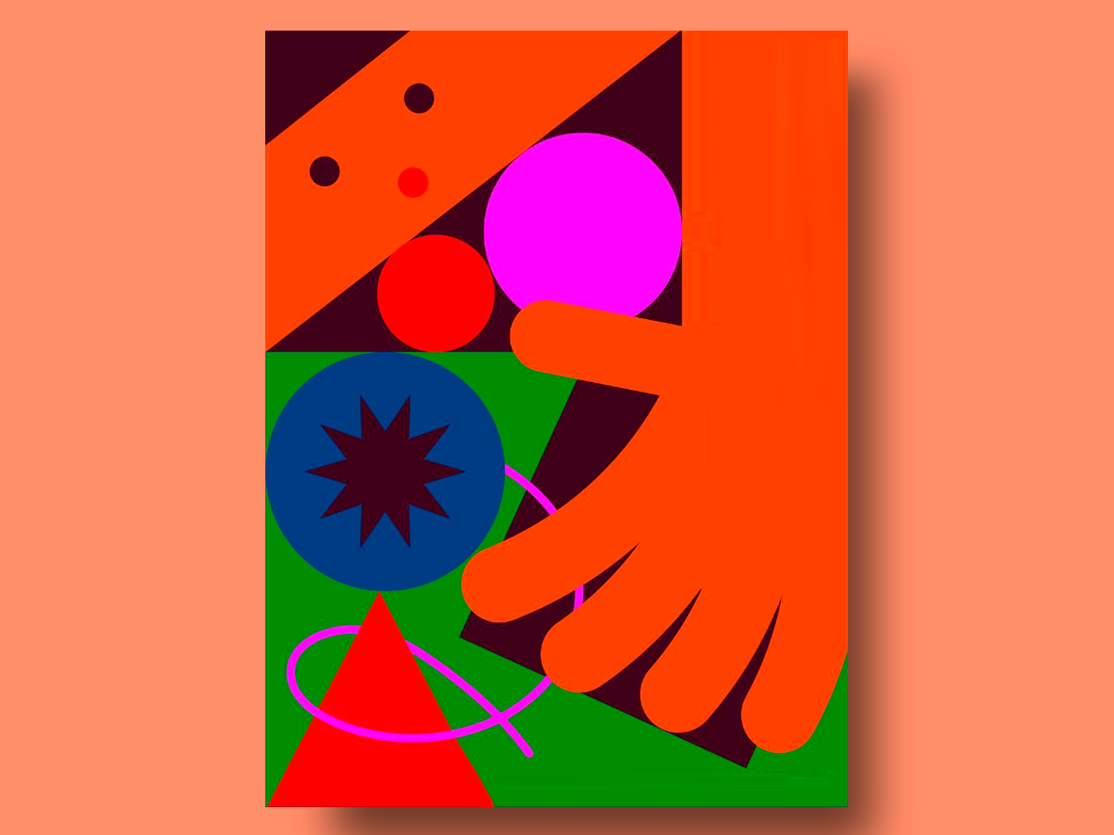 Illustration: Exploring the Abstract by Caleb Davis on Dribbble