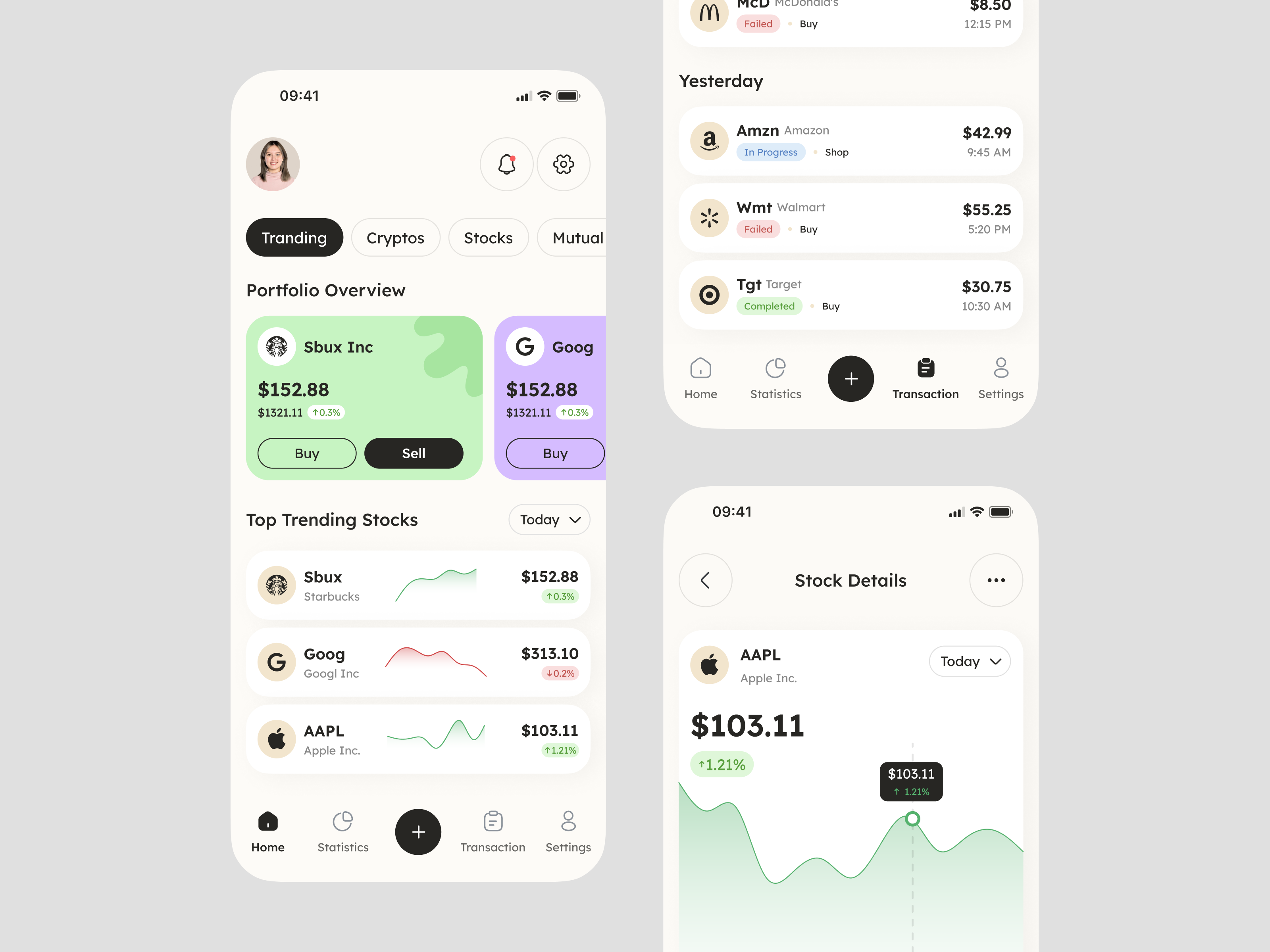 Exploring Investment App UI Design by Budiarti R. on Dribbble