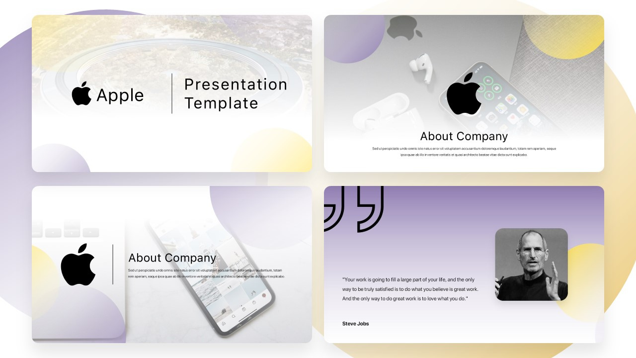 Apple Presentation Template by Interpitch on Dribbble