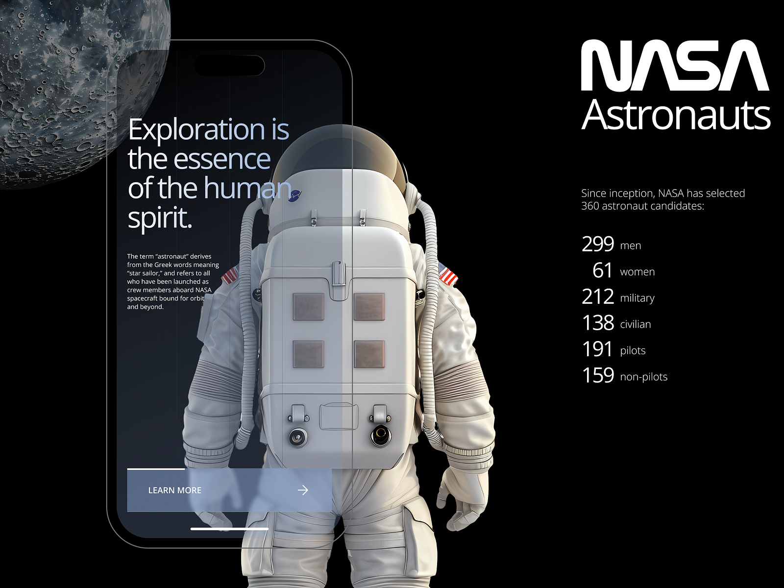 NASA Astronaut Program Concept by Tim Colica on Dribbble