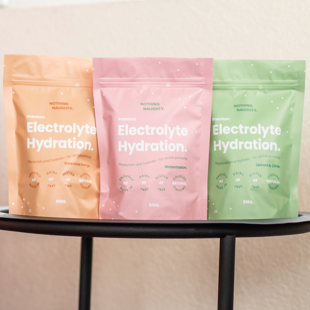 Nothing Naughty – Electrolyte Hydration Brand & Packaging Design by ...