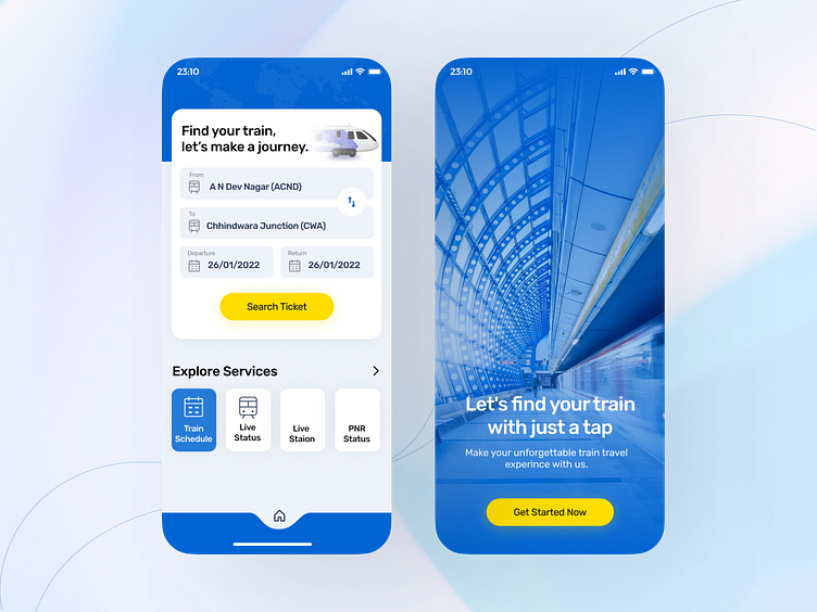 RailEase – Booking Made Simple by Vipin Sharma on Dribbble