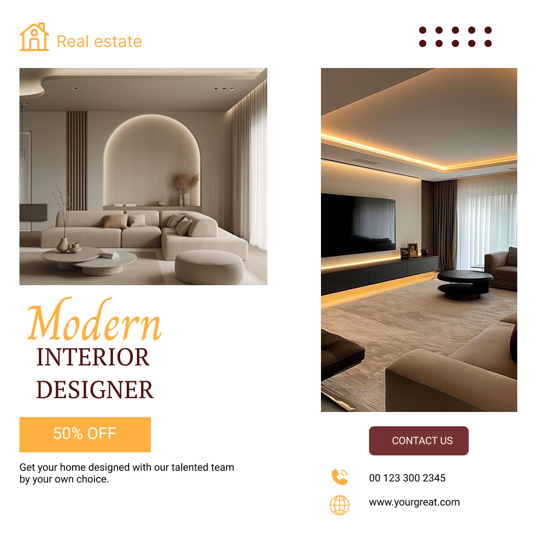 Interior Design Post by Kashifa on Dribbble