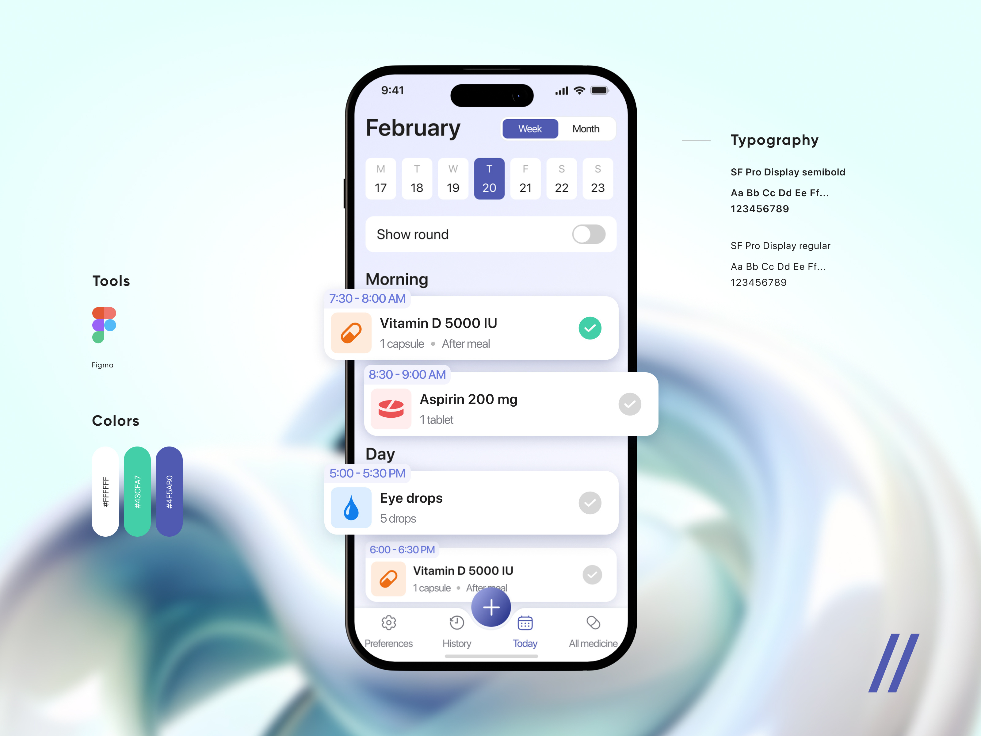 Medication Tracker Mobile iOS App by Purrweb UI/UX Agency on Dribbble