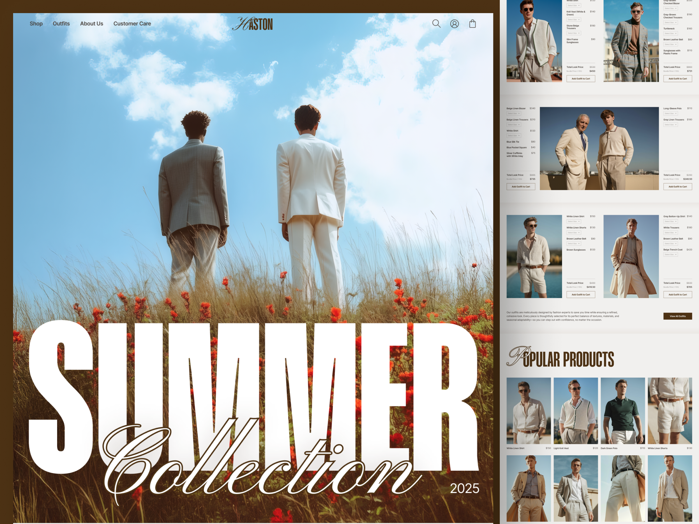 Men's Fashion E-Commerce Website Design by Lumios Digital on Dribbble