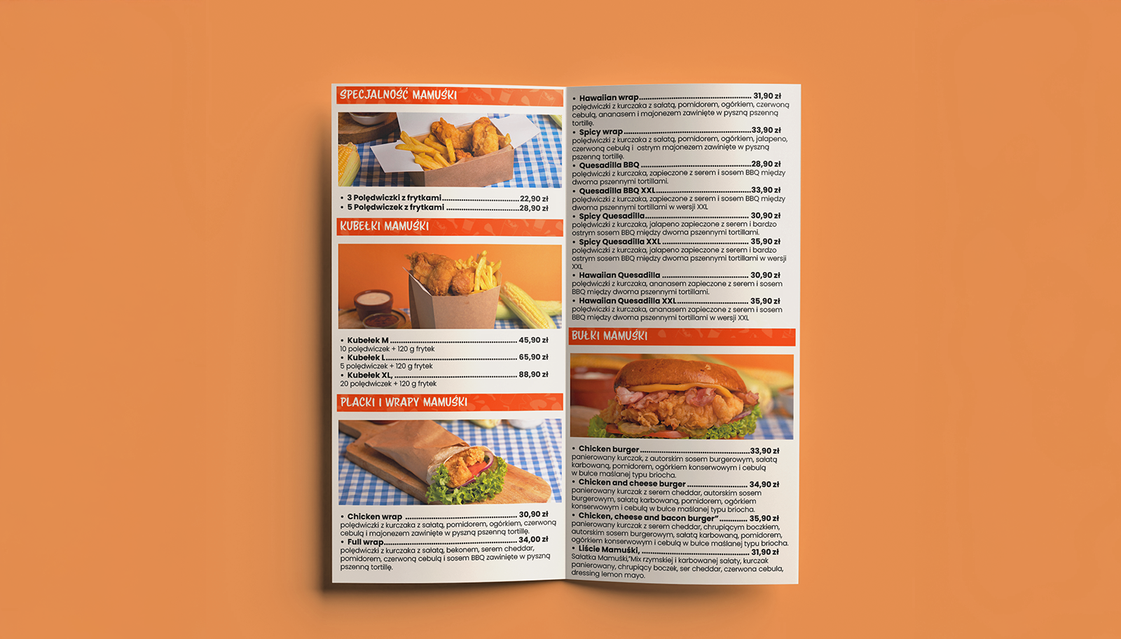 Brochure project for Alabama Mama by Michał Wolski on Dribbble