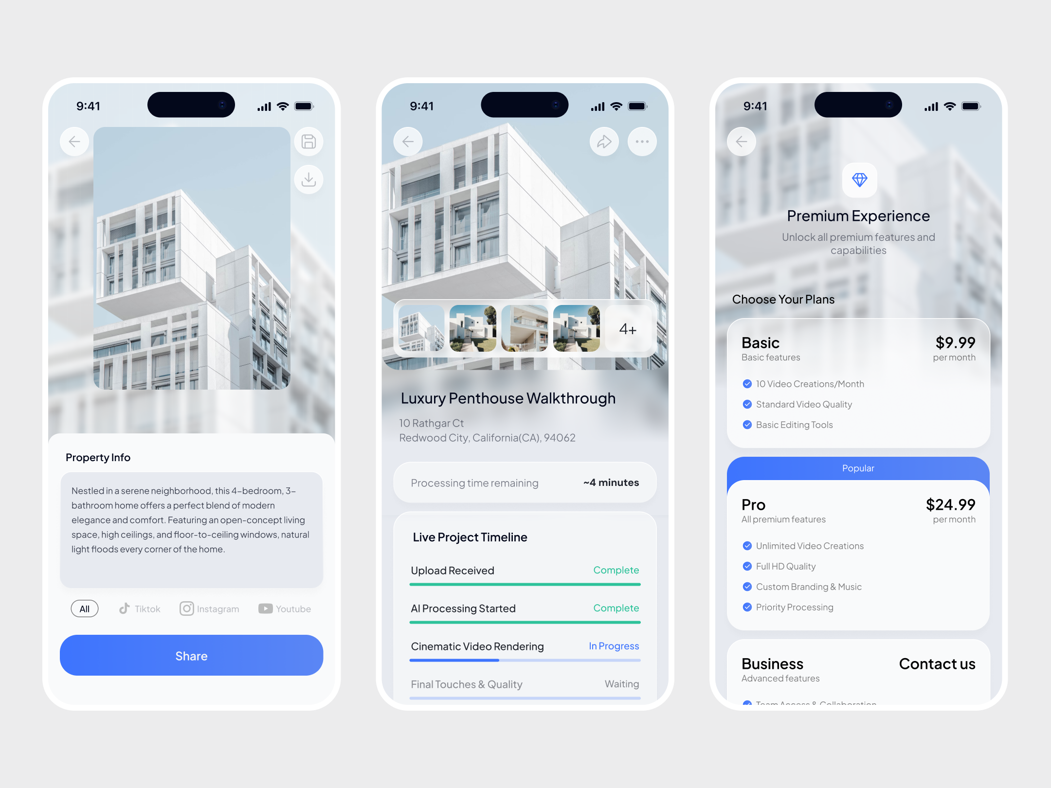 Vistavue | Mobile App Design🎥 by Nugraha Jati Utama on Dribbble