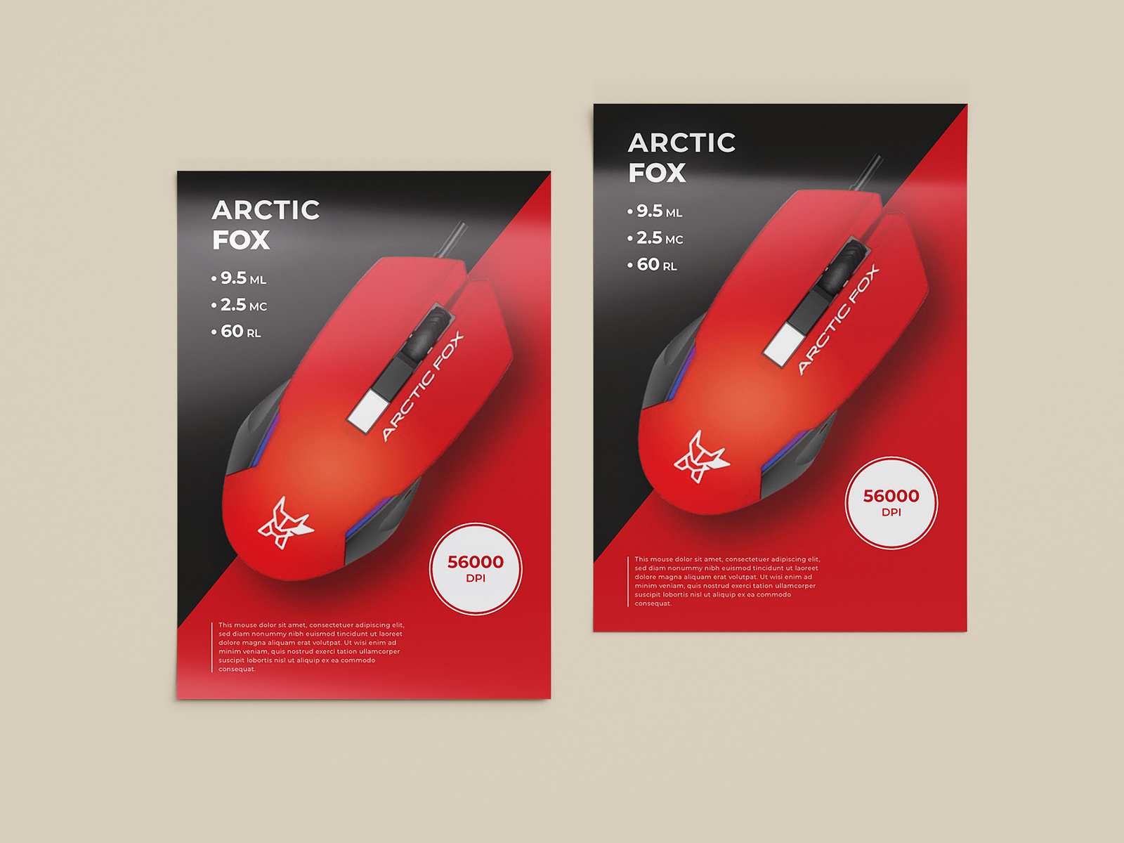 Mouse Poster | Mouse Flyer | Product Flyer by Bristy Sultana on Dribbble