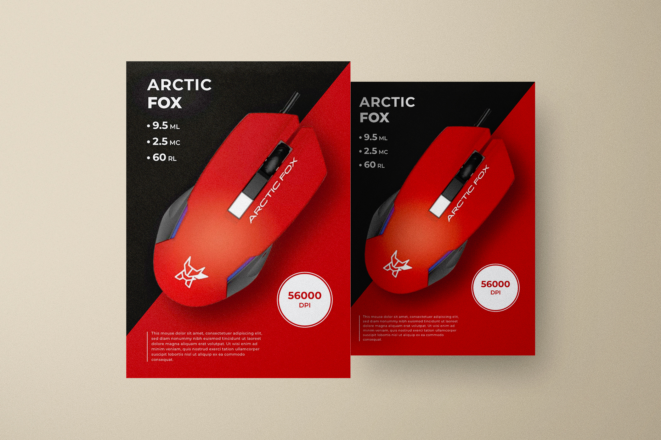 Mouse Poster | Mouse Flyer | Product Flyer by Bristy Sultana on Dribbble
