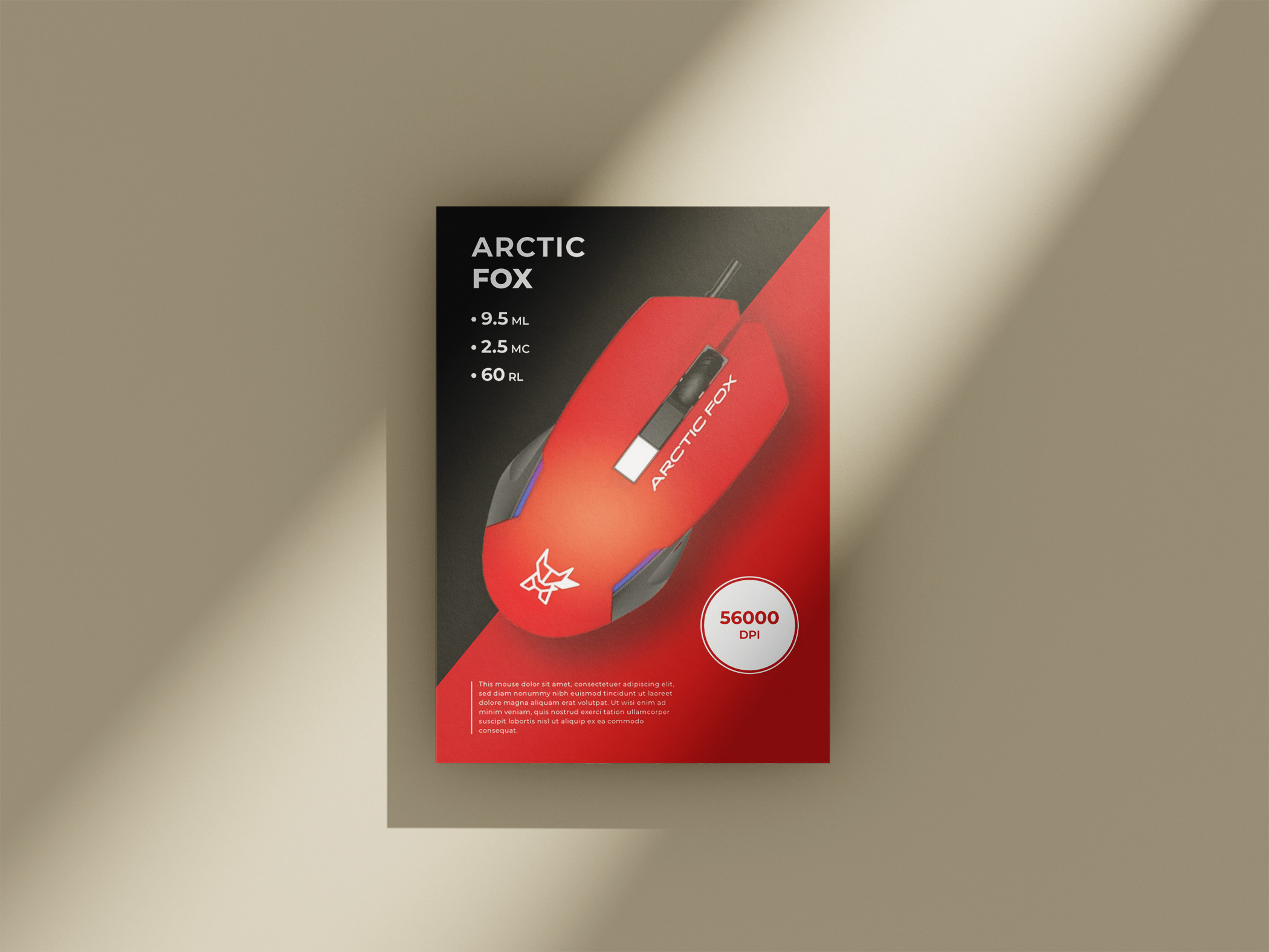 Mouse Poster | Mouse Flyer | Product Flyer by Bristy Sultana on Dribbble