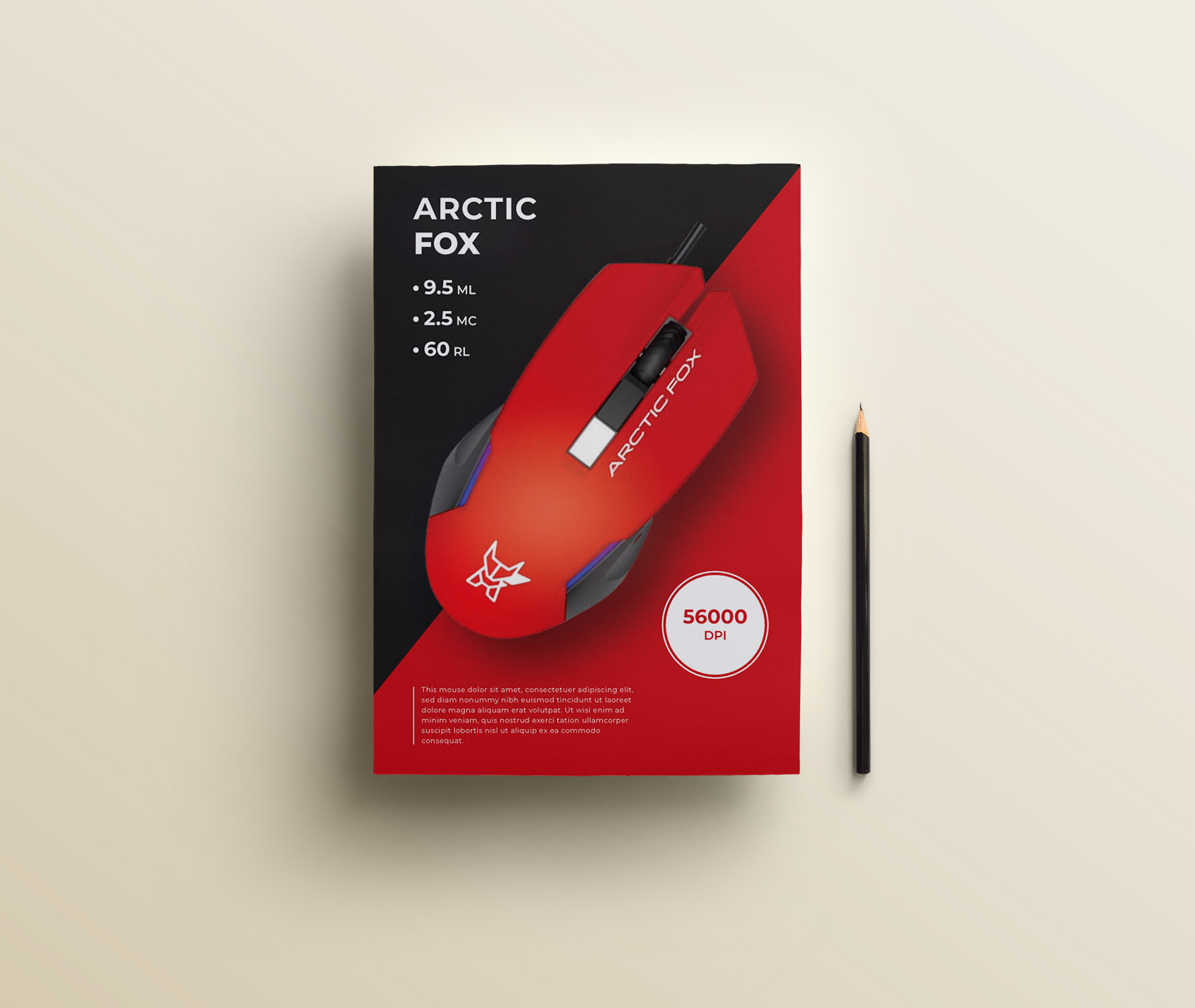 Mouse Poster | Mouse Flyer | Product Flyer by Bristy Sultana on Dribbble