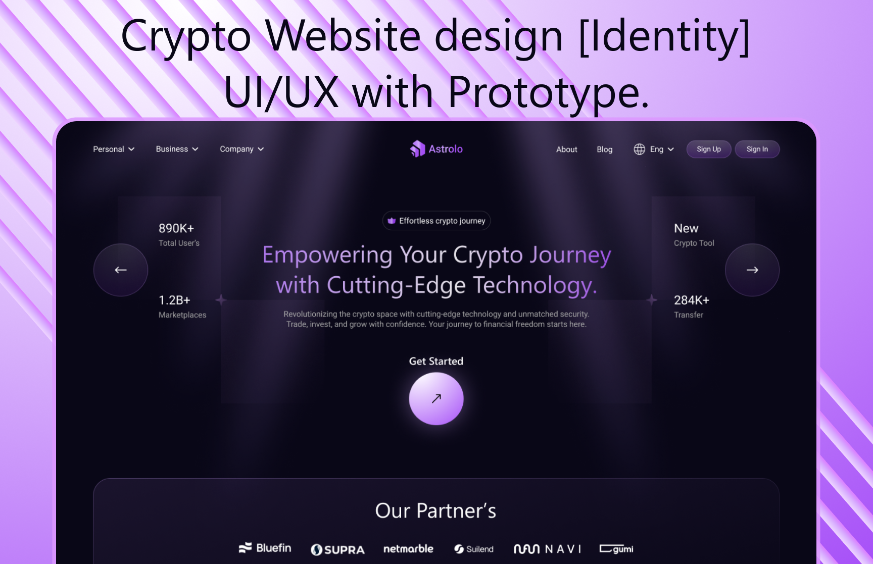 Crypto Landing page design UI/UX. by Shakwat UIX on Dribbble