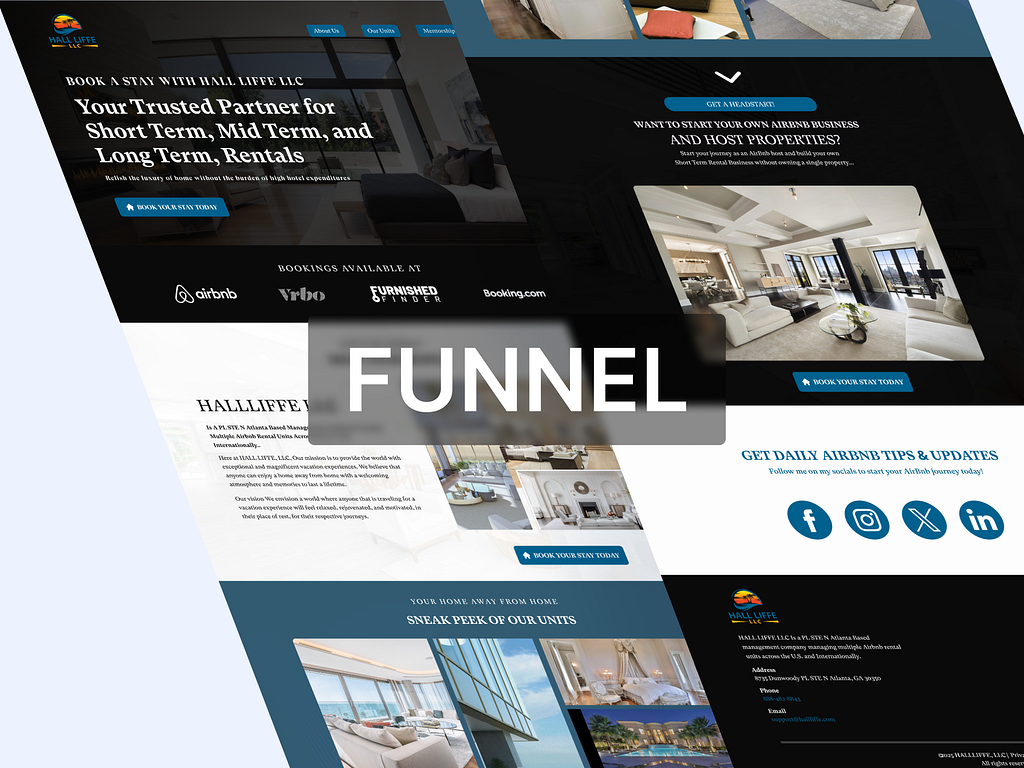 Real estate Funnel Landing Page UI Design by Md Noyan Dewan on Dribbble