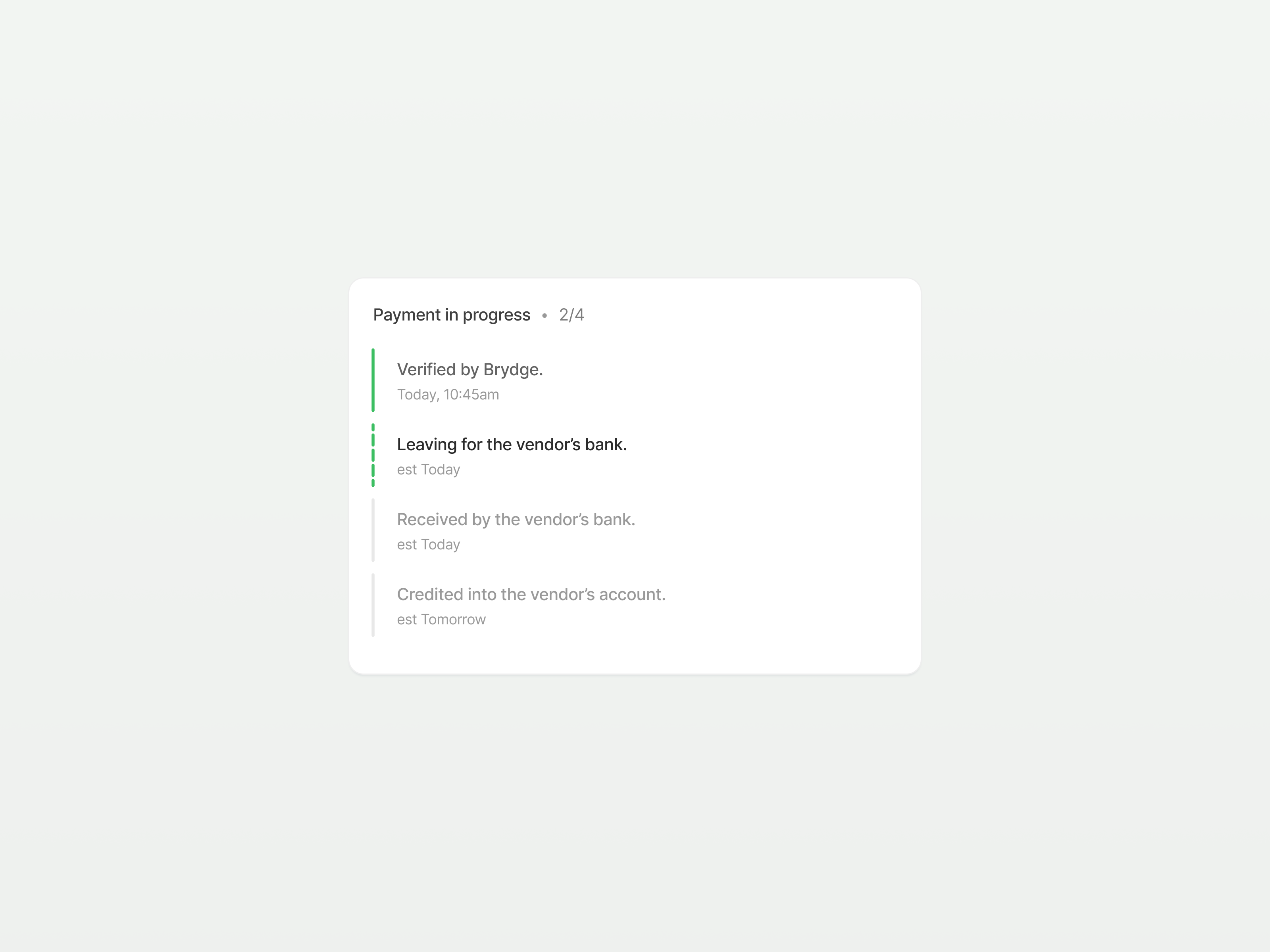 Summary - Payment in progress by Timilehin Odunlami on Dribbble