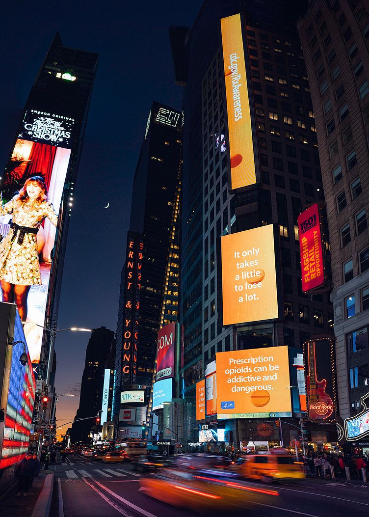 RX Awareness Times Square OOH by David Ostroff on Dribbble