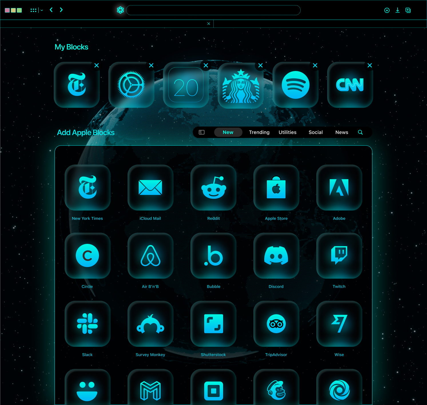 Apple Blocks: For-Fun Concept UI by Kayla Toomey on Dribbble