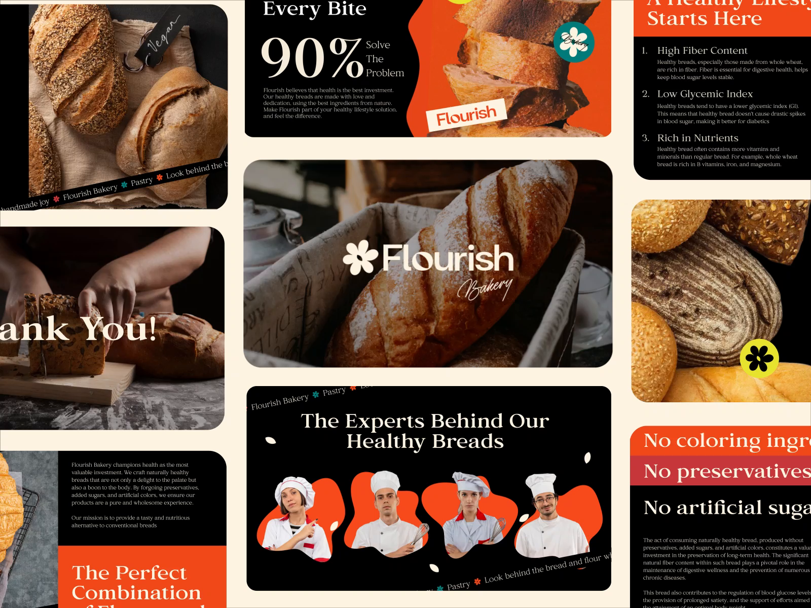 Flourish Bakery - Pitch Deck Branding by Vektora Branding for Vektora on Dribbble