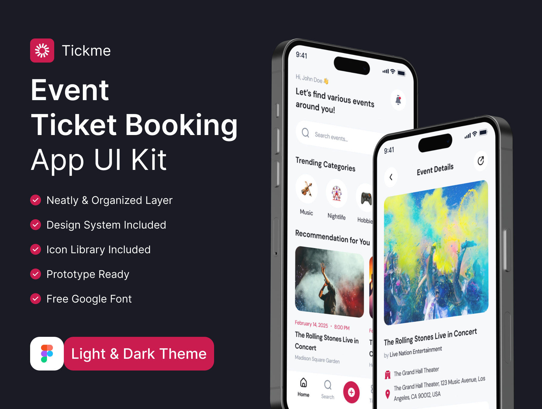 Event Booking App by Hiji Creative on Dribbble