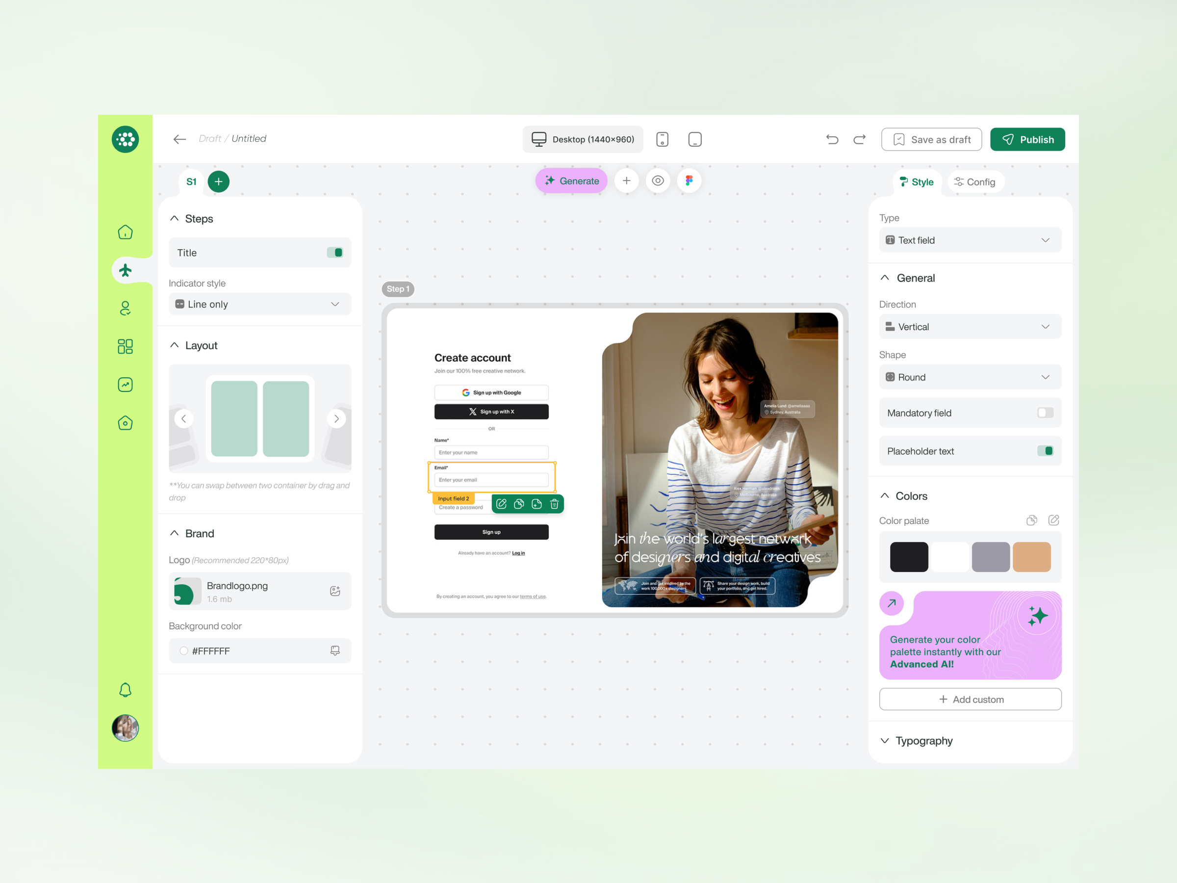 Onboardly – Onboarding Page Builder / AI Page Builder Platform by Vivasoft Design on Dribbble