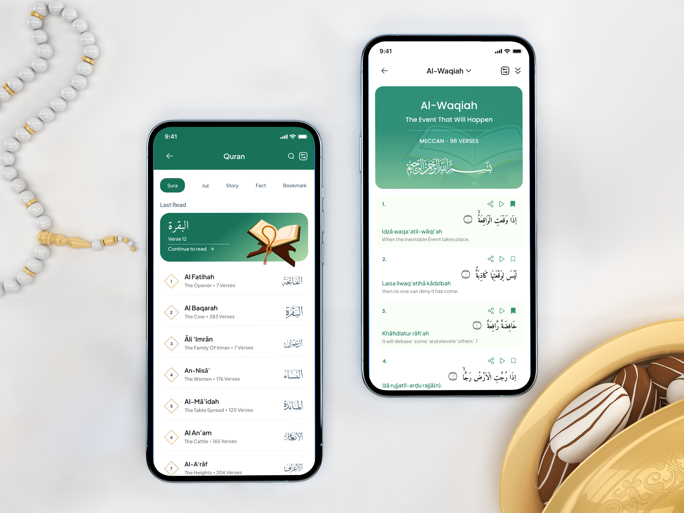 Muslim Daily - Islamic Mobile App by Sabilul Muttaqin on Dribbble