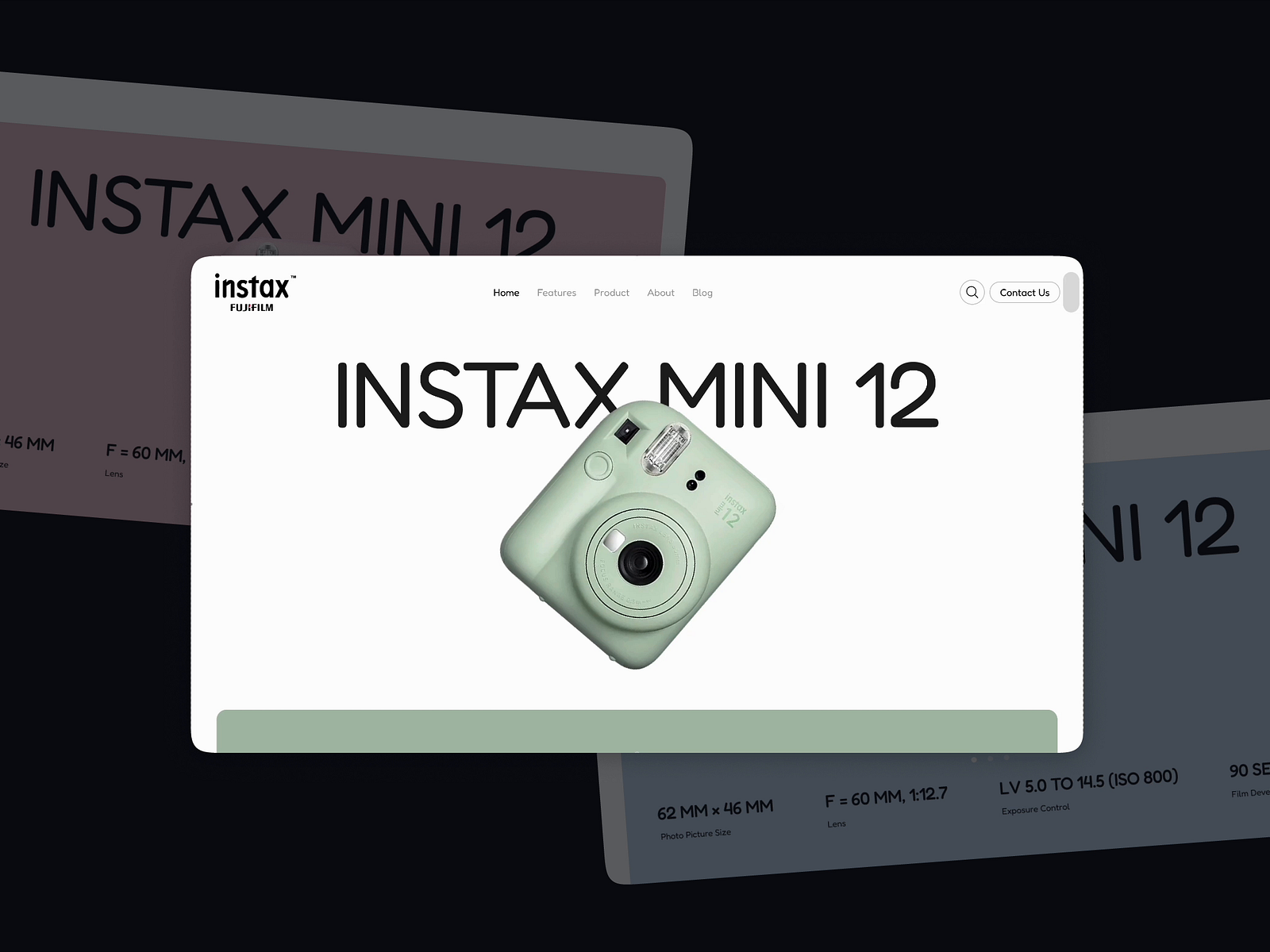 Instax - UI Design by Vladlena Povelytsia on Dribbble