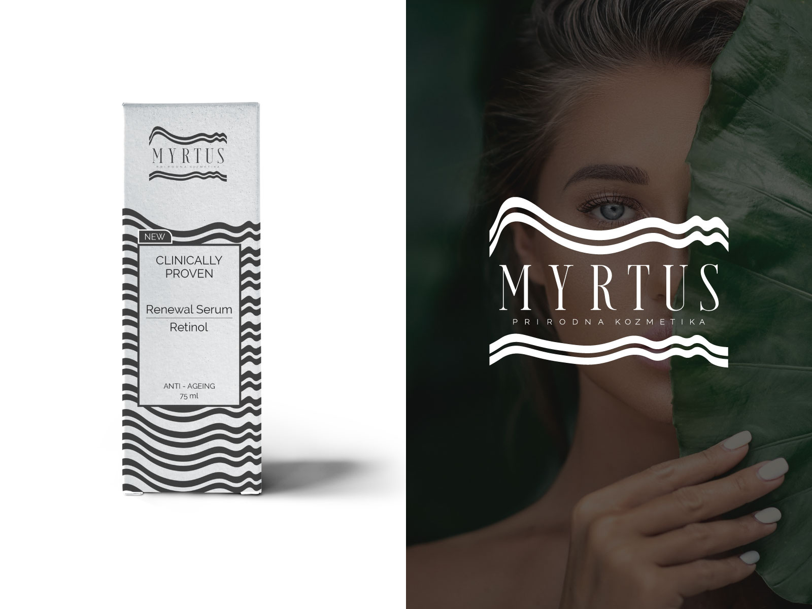 Myrtus natural cosmetic logo by MiSG Design on Dribbble
