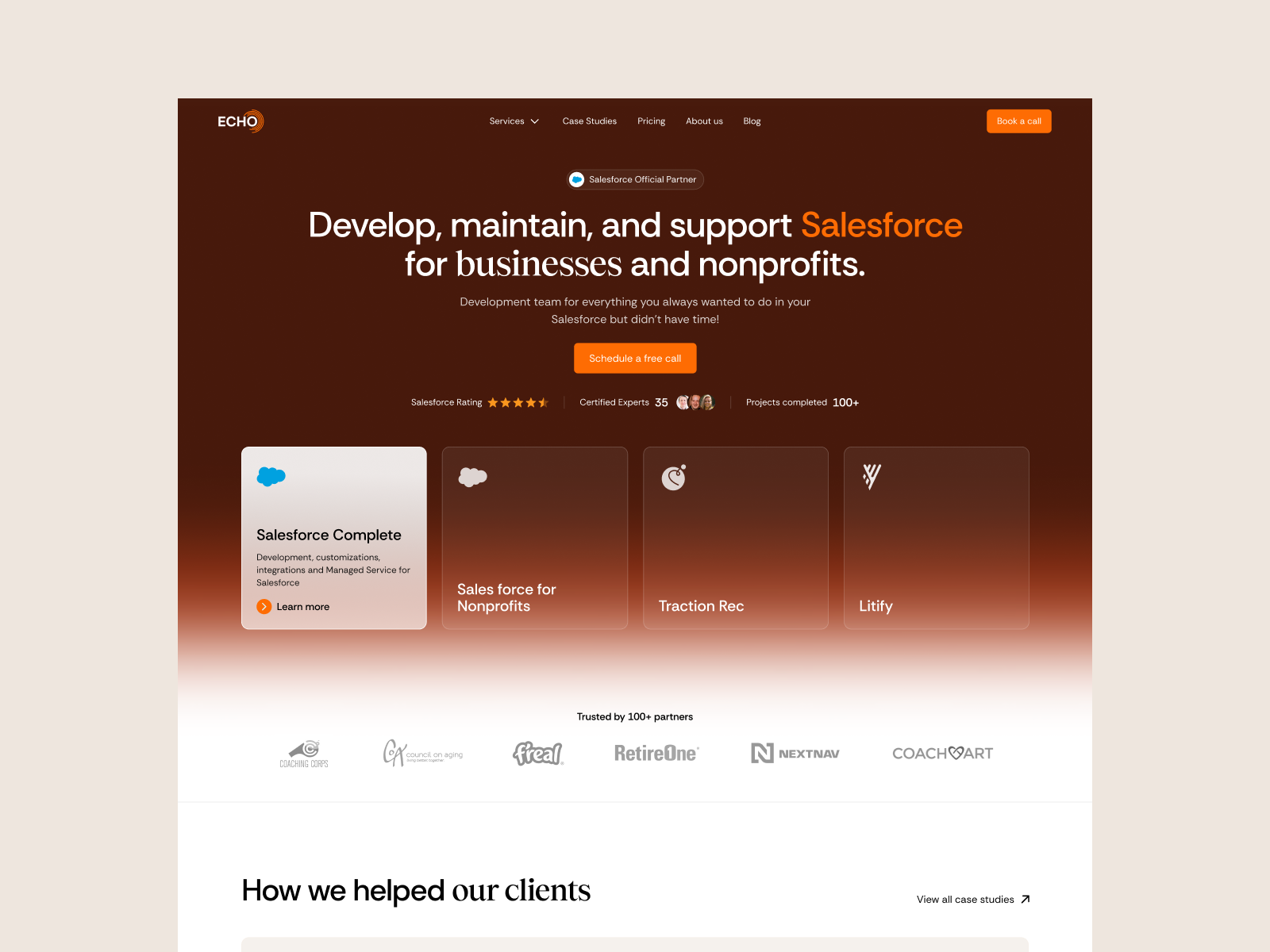 Salesforce agency website concept by leonardophoenix for Devolfs on ...