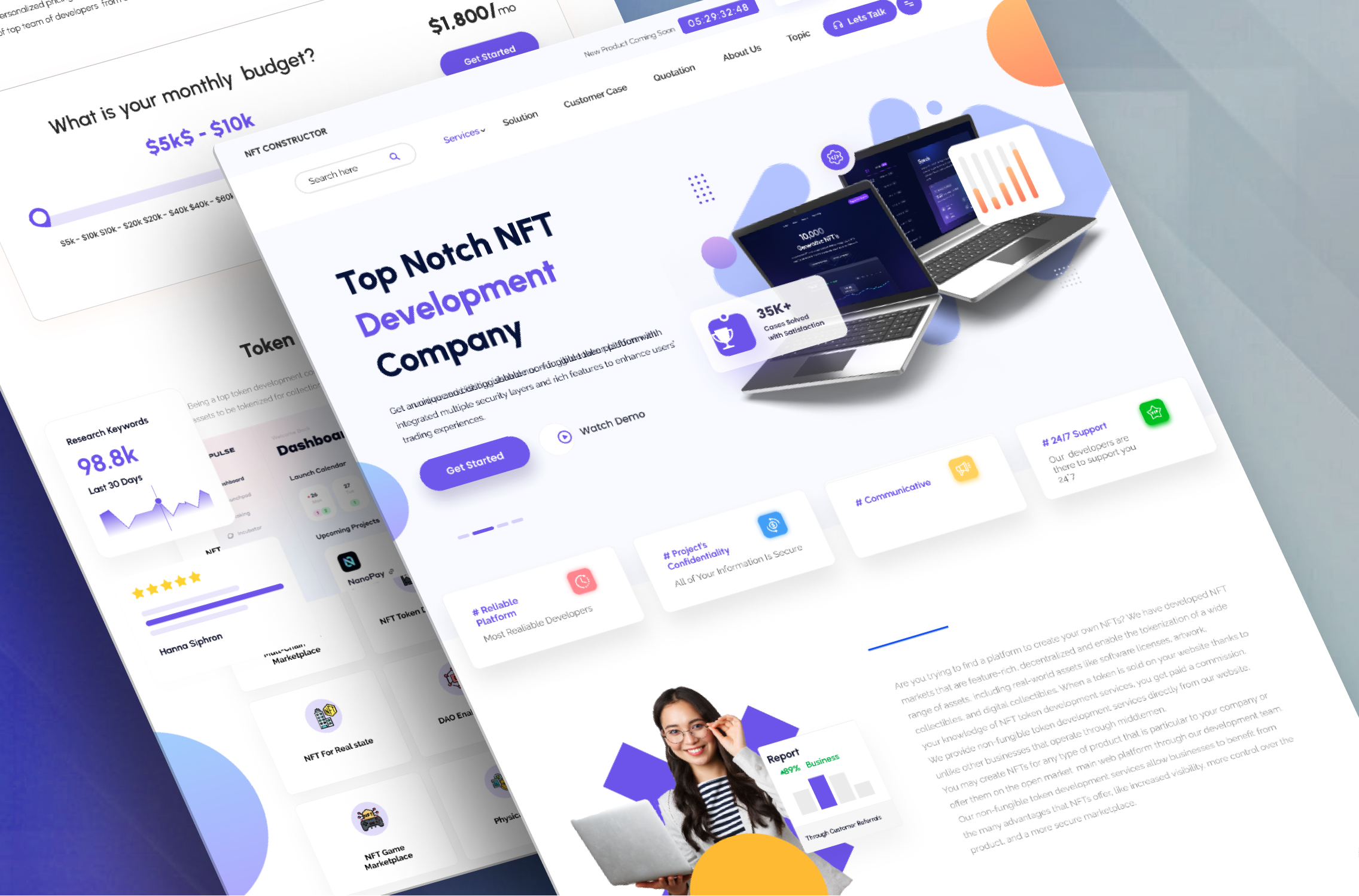 Next-Level Web Development Agency Website Landing Page by vegasweb on ...