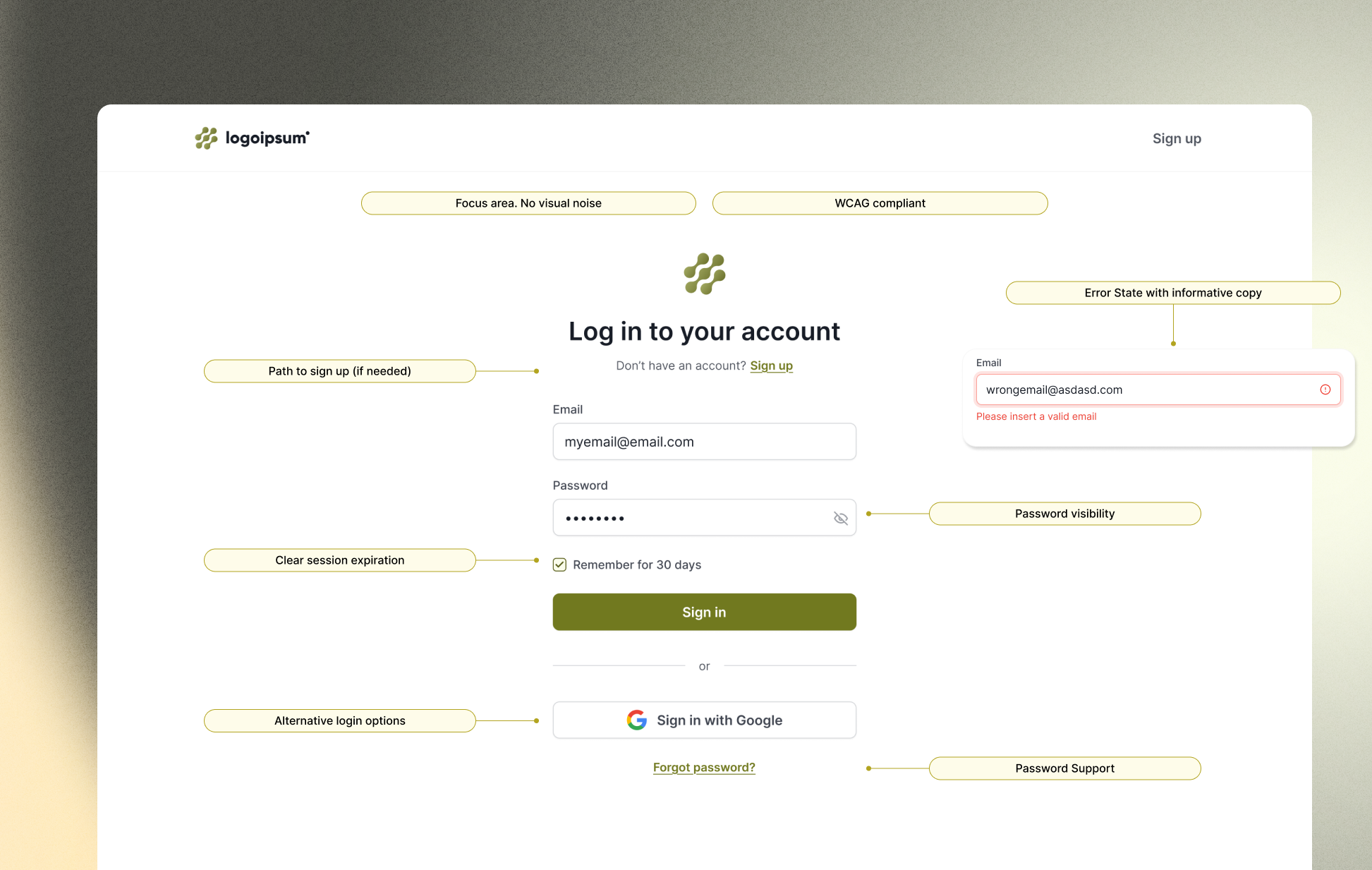 SaaS Login Page by Florencia Ezcurra on Dribbble