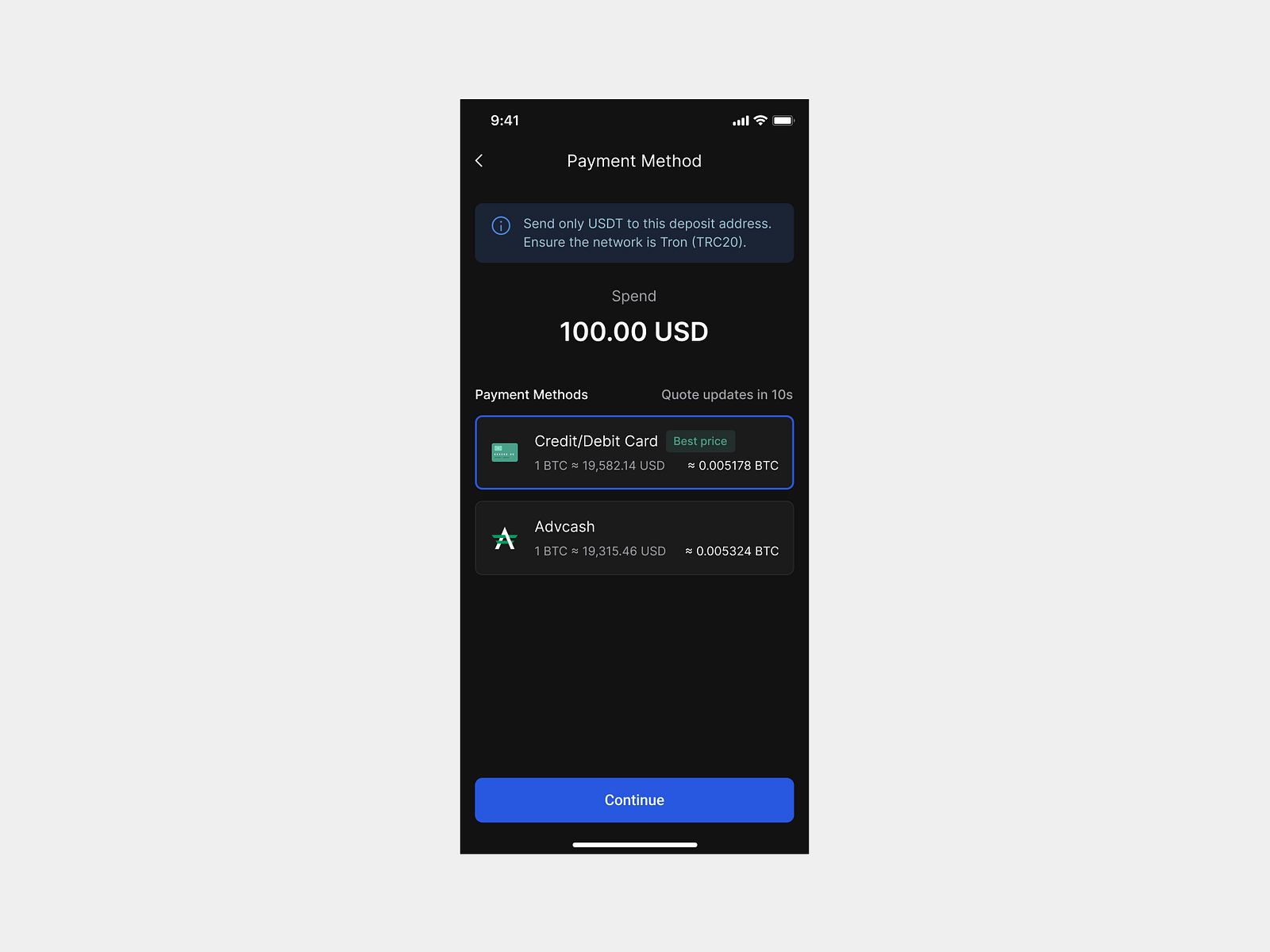 Payment method app screen by Vova Gabel on Dribbble