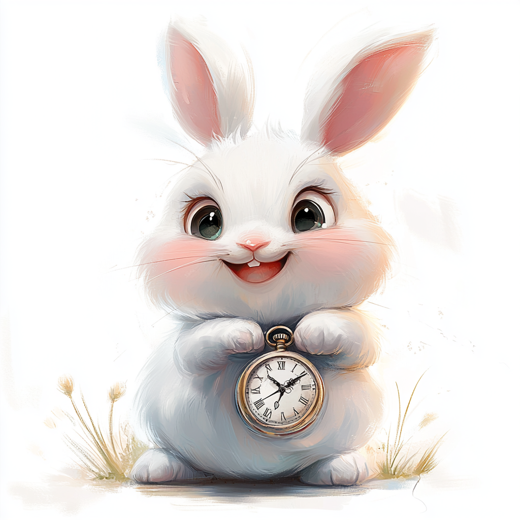 White Rabbit Rush – Cuteness on a Schedul by Kathrin on Dribbble