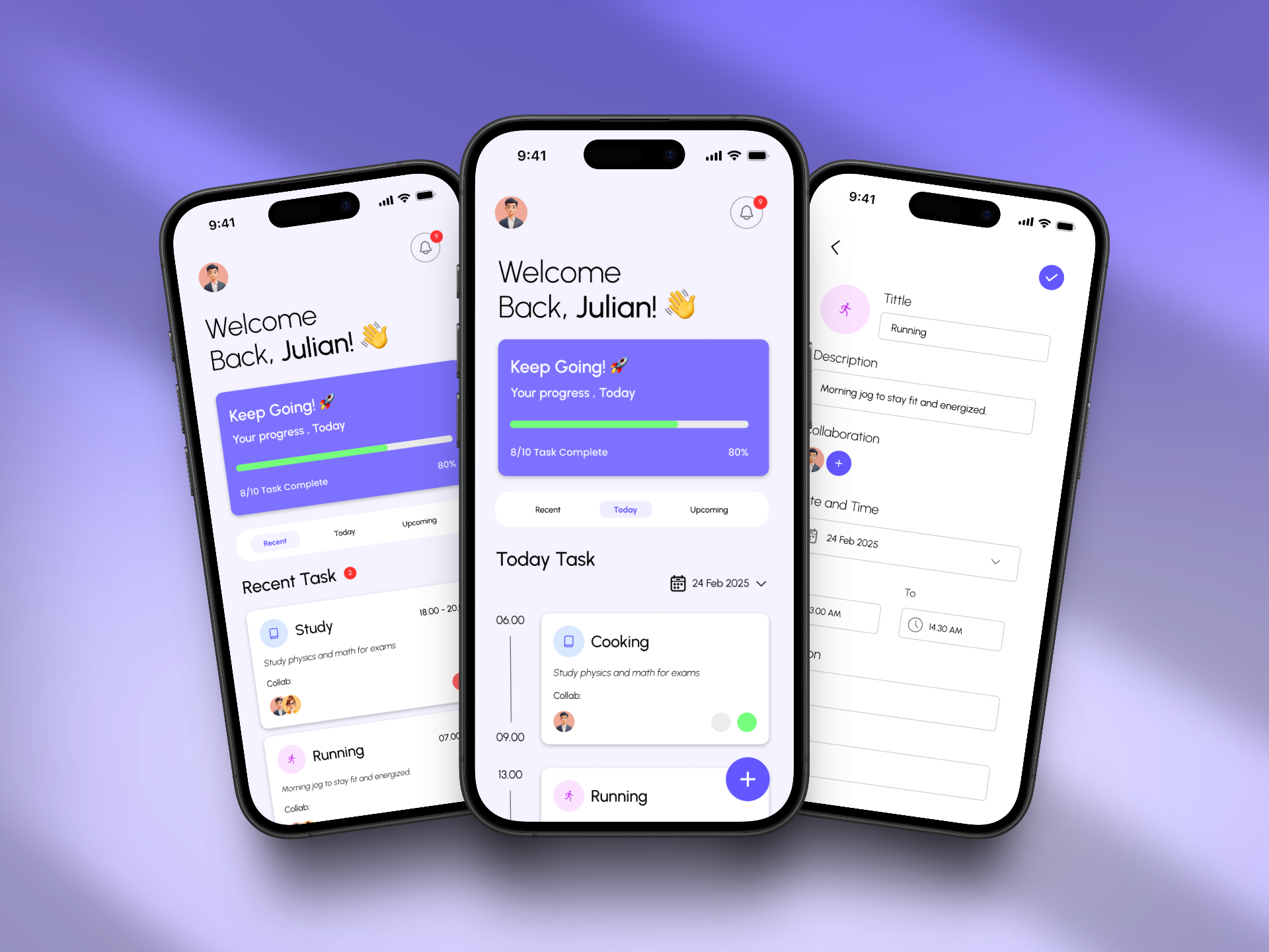 Task Management App UI Design by uixrizky on Dribbble
