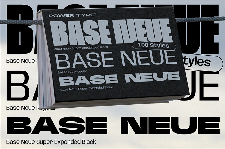 Base Neue Typeface by Power Type™ Foundry on Dribbble