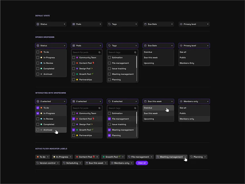 Filter UI designs, themes, templates and downloadable graphic elements ...