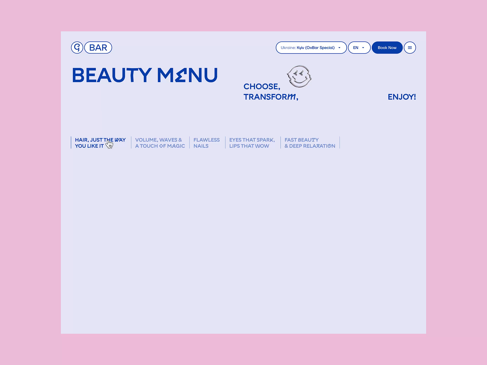 Elevating G×Bar: A Fresh Take on Digital Beauty by Obertun Vladyslav ...